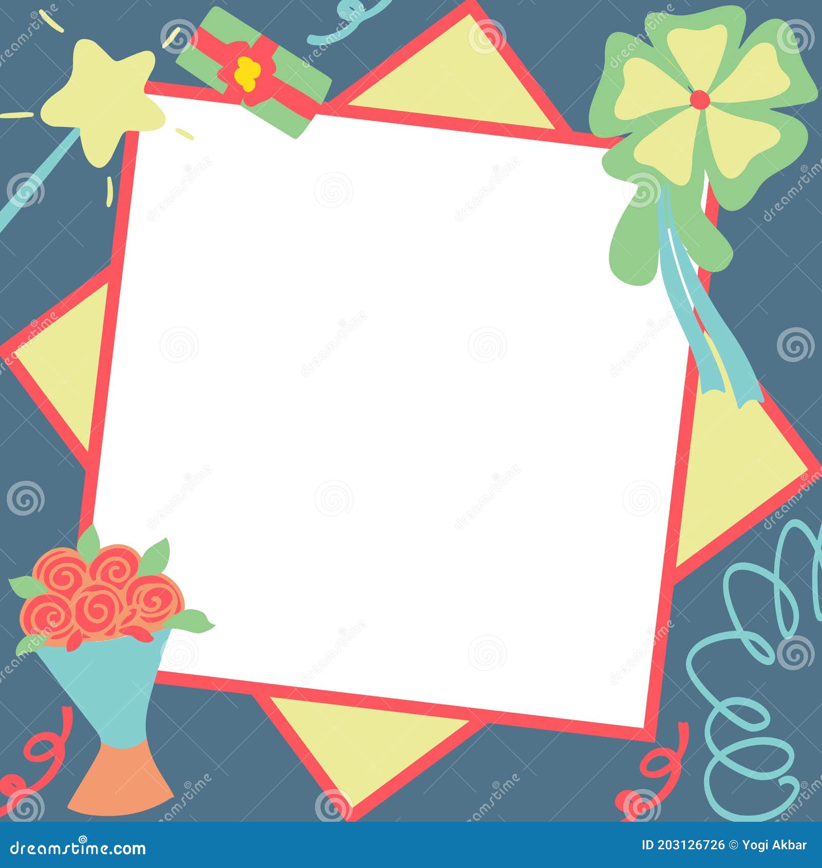 Birthday Frames. Celebration Stock Vector - Illustration of blowouts ...