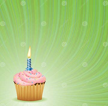 Birthday Green Background stock vector. Illustration of ornate - 9886677