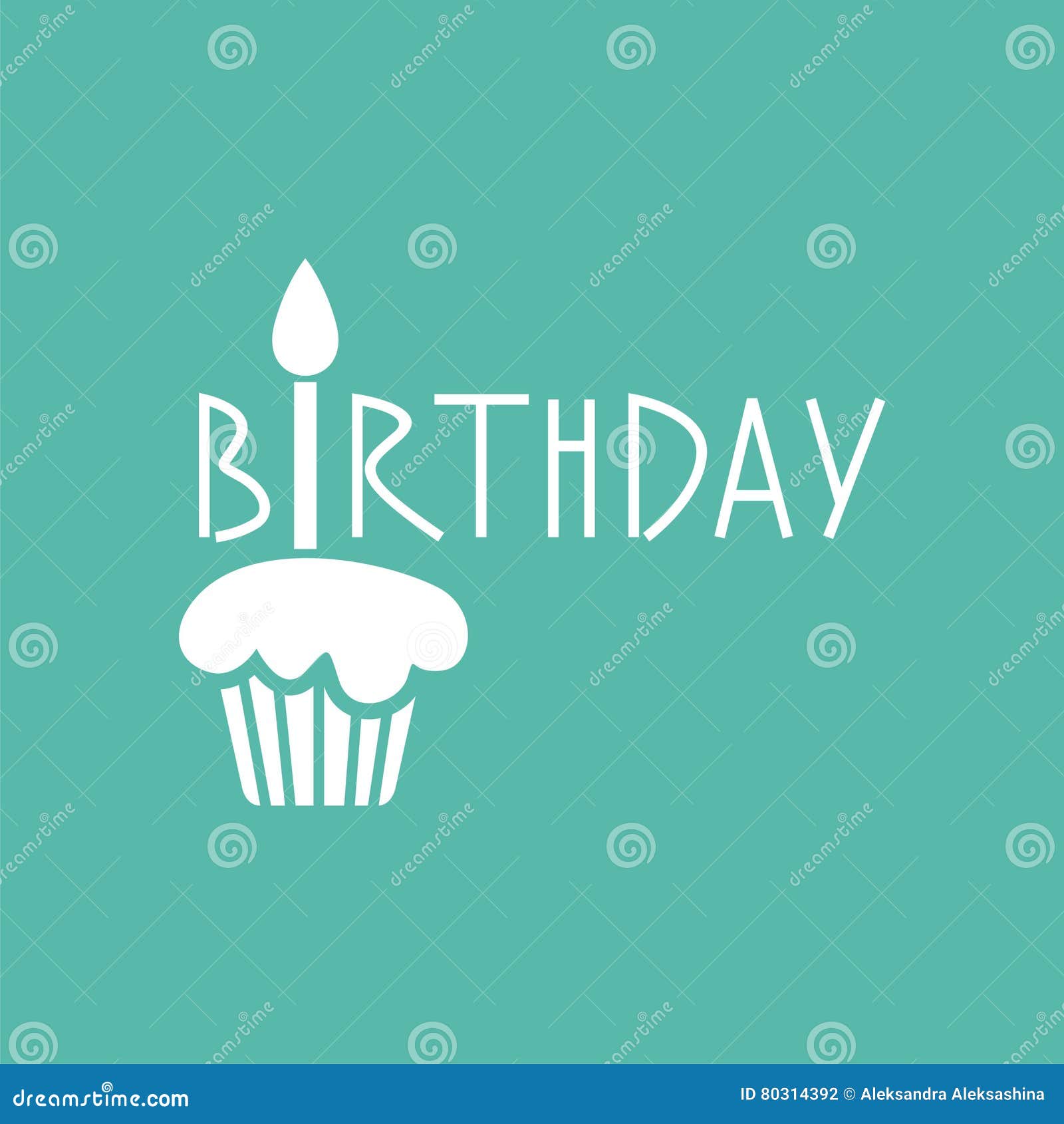 Birthday greeting card stock vector. Illustration of holiday - 80314392