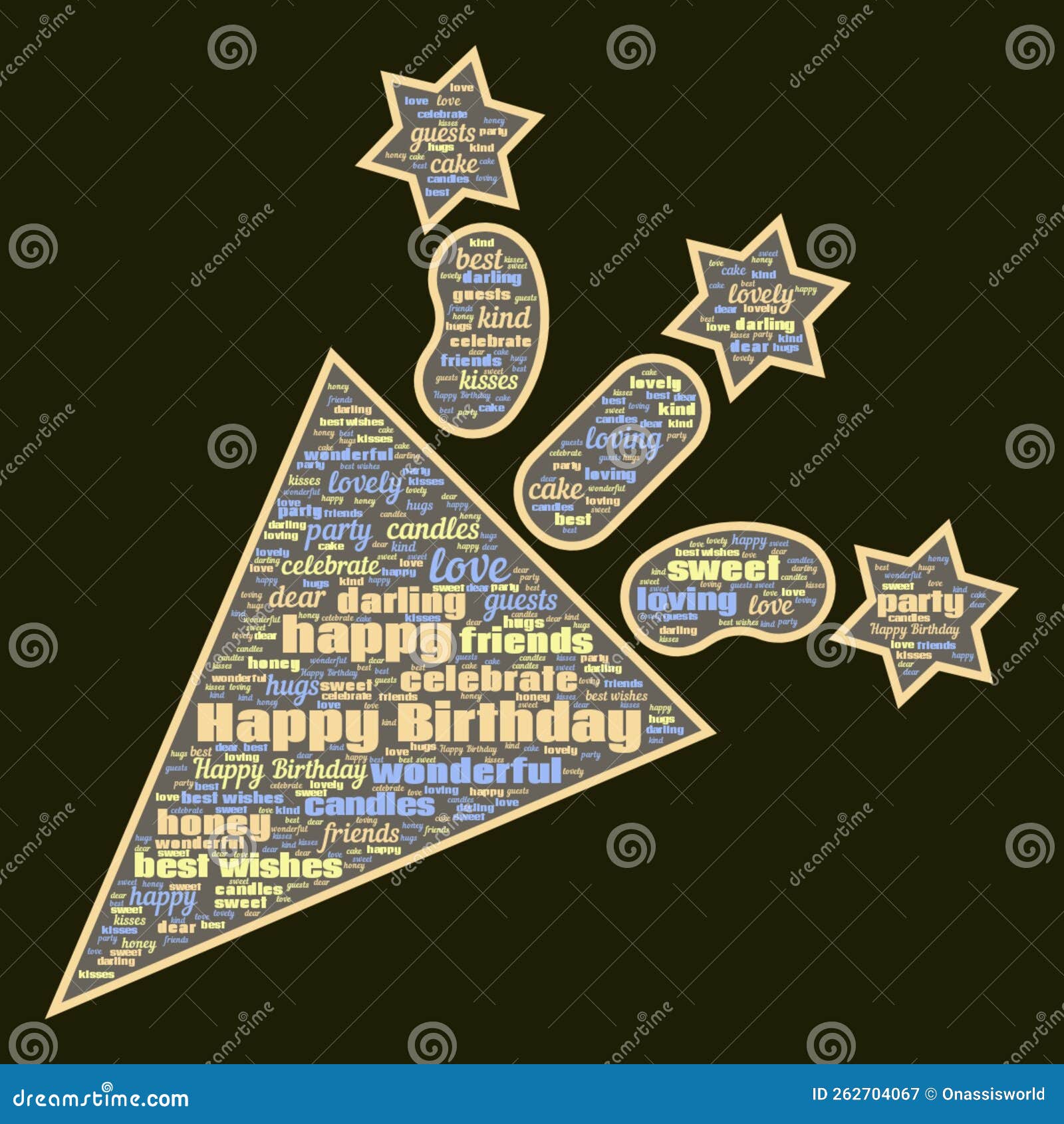 Birthday Greetings Abstracts Backgrounds Illustrations Stock ...