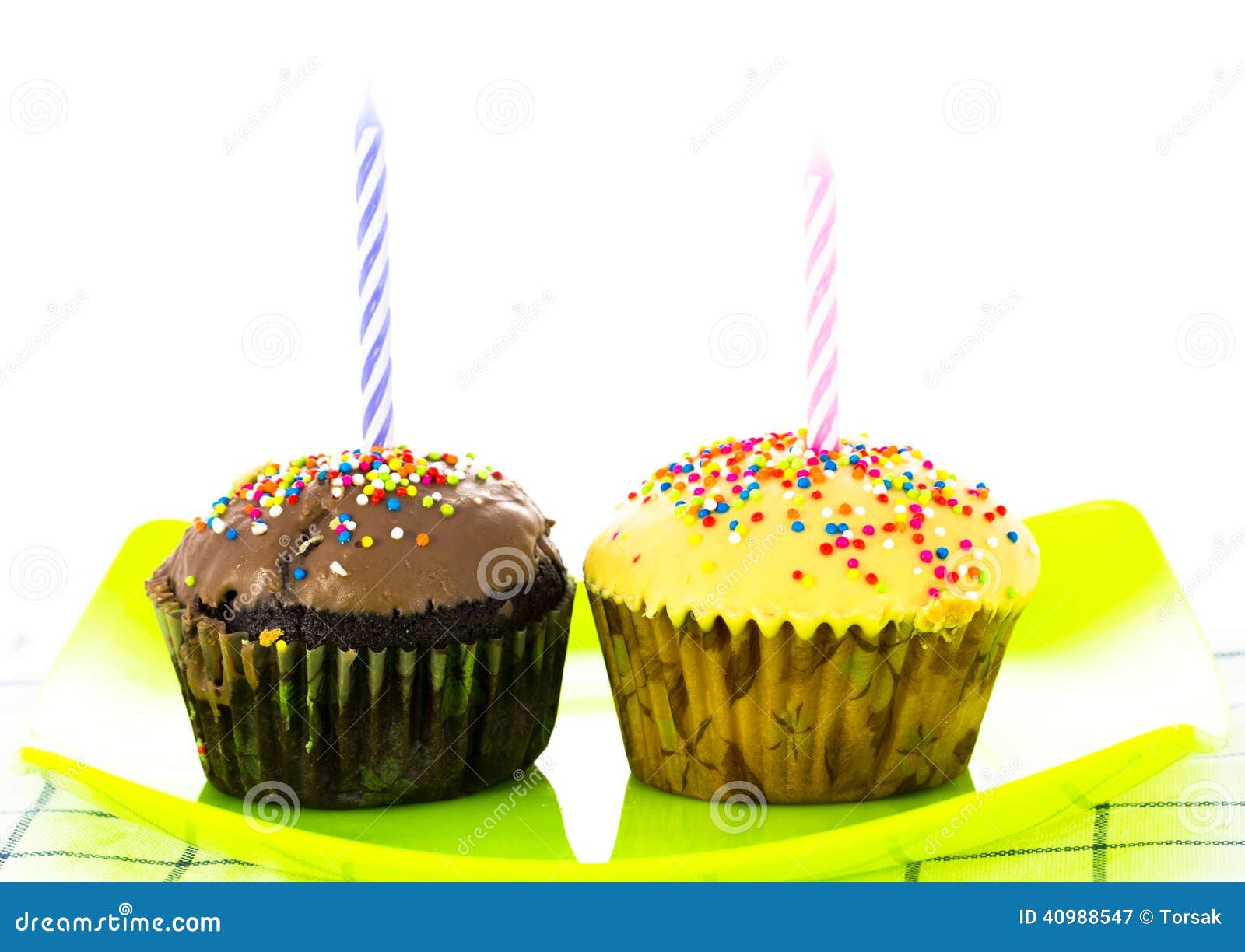 Birthday mini muffin stock image. Image of birthday, frosted - 40988547