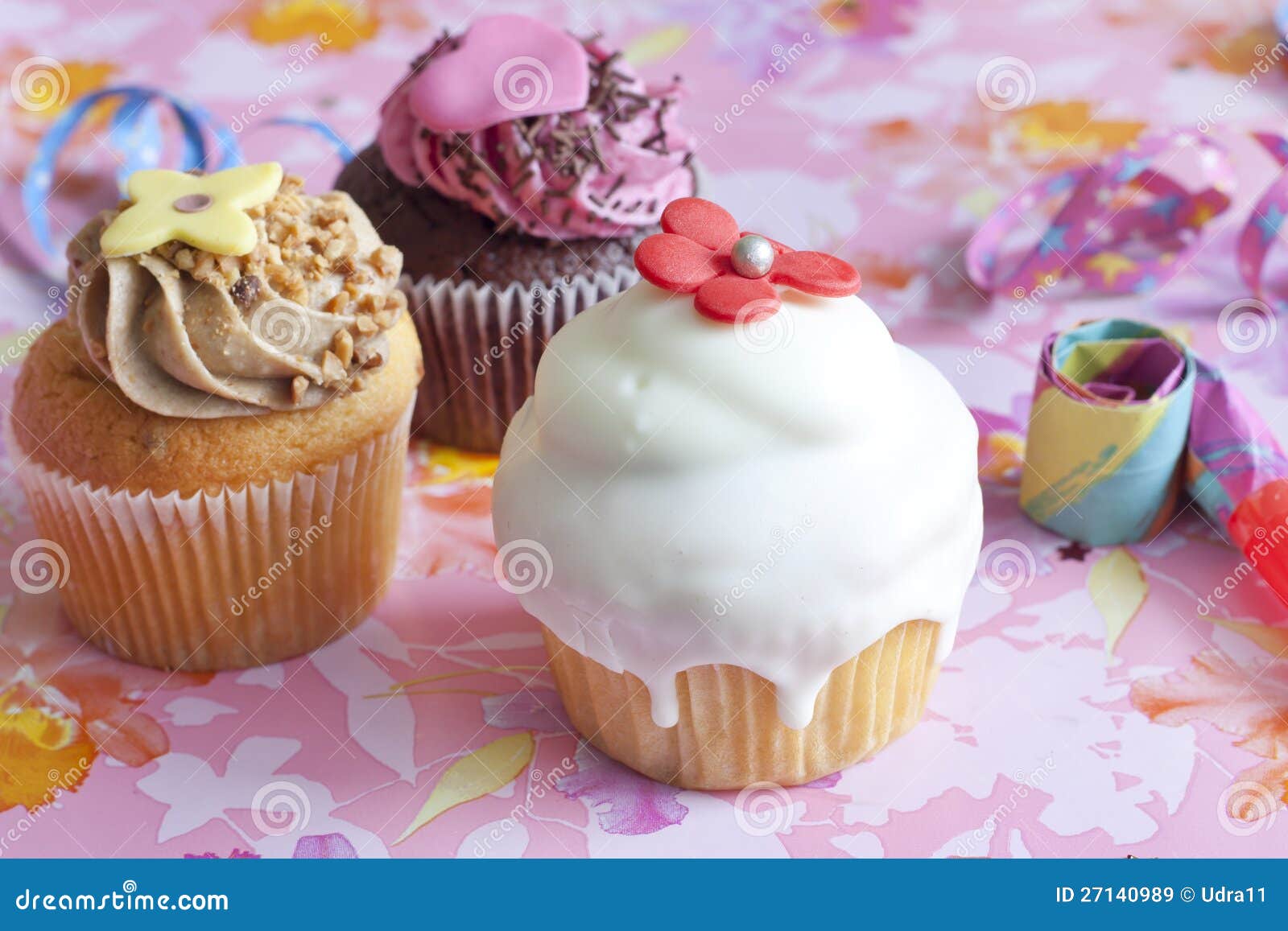 Birthday muffins party stock image. Image of muffin, chocolate - 27140989