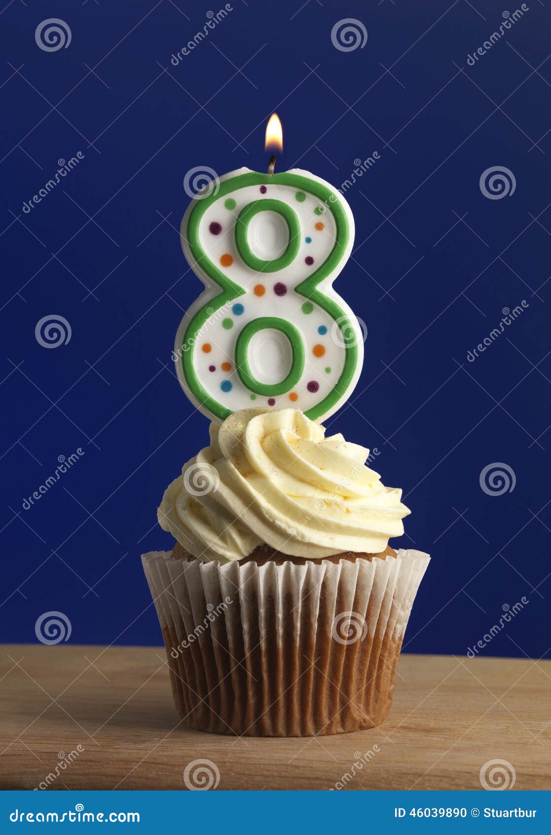 Birthday number 8 stock photo. Image of backgroundcandle - 46039890