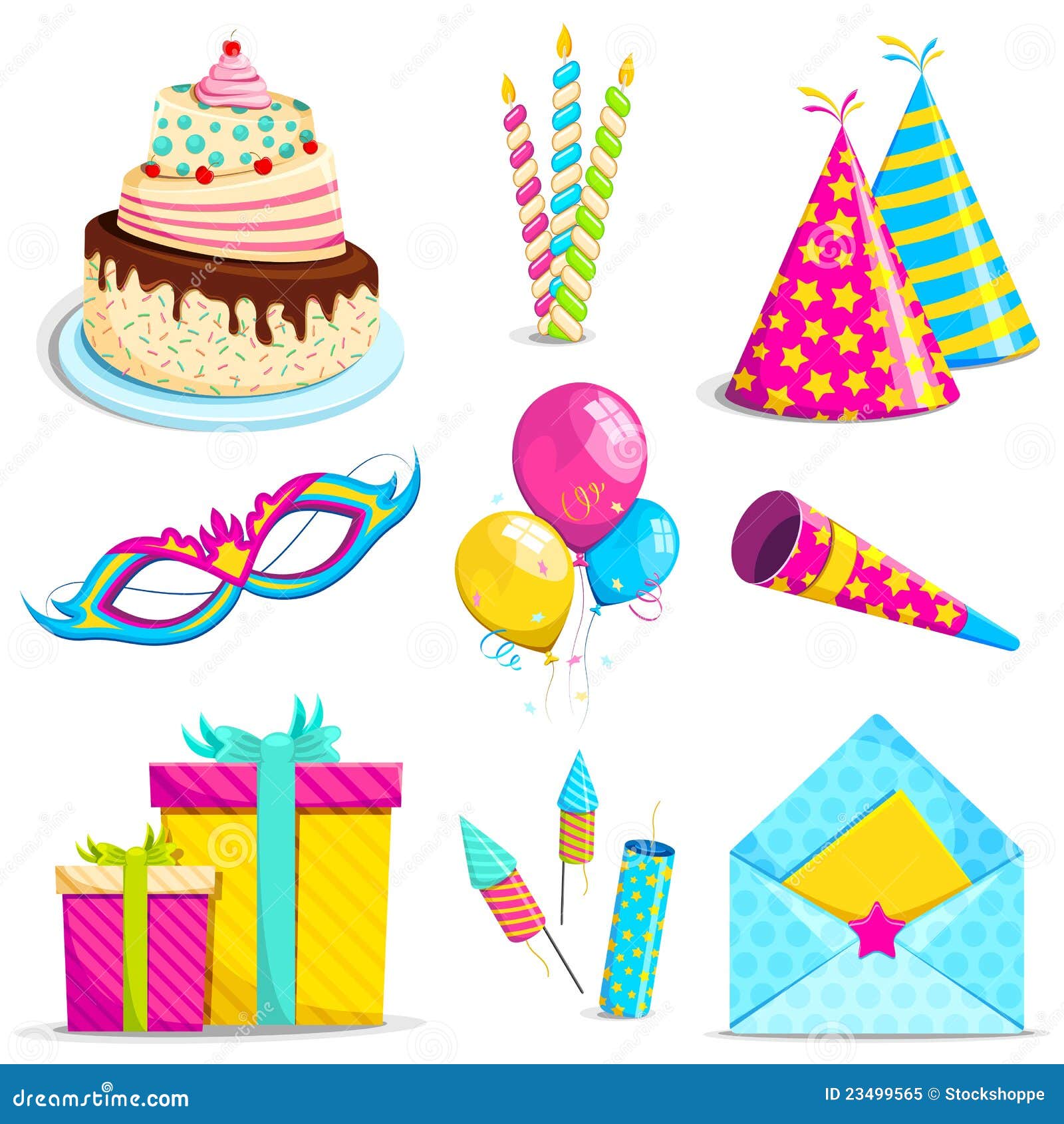 Birthday Object Royalty Free Stock Photo - Image: 23499565