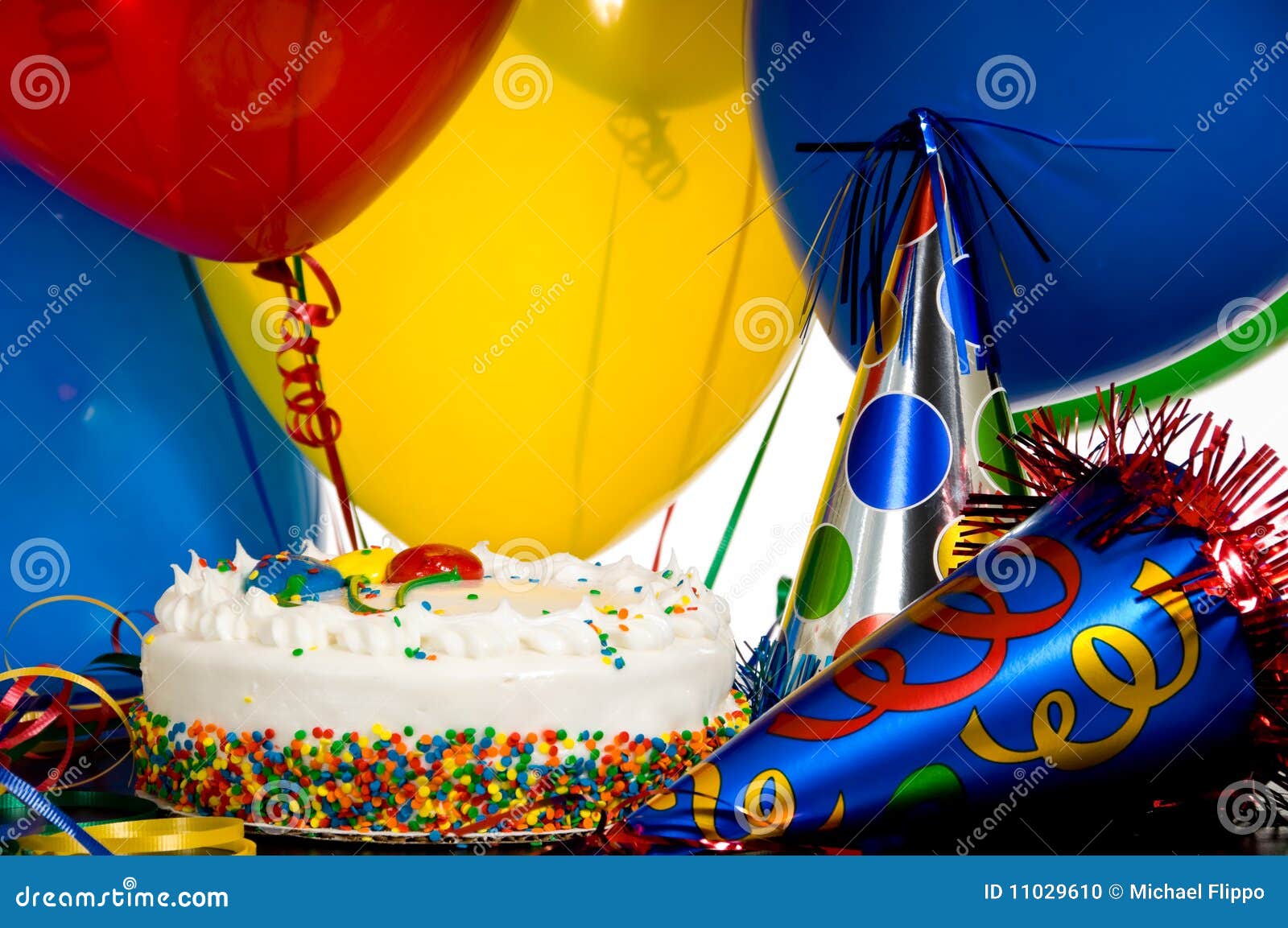 Birthday Party! stock photo. Image of balloon, entertainment - 11029610