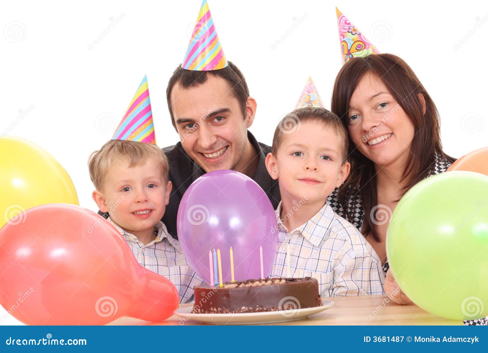 Birthday party stock image. Image of group, isolated, party - 3681487