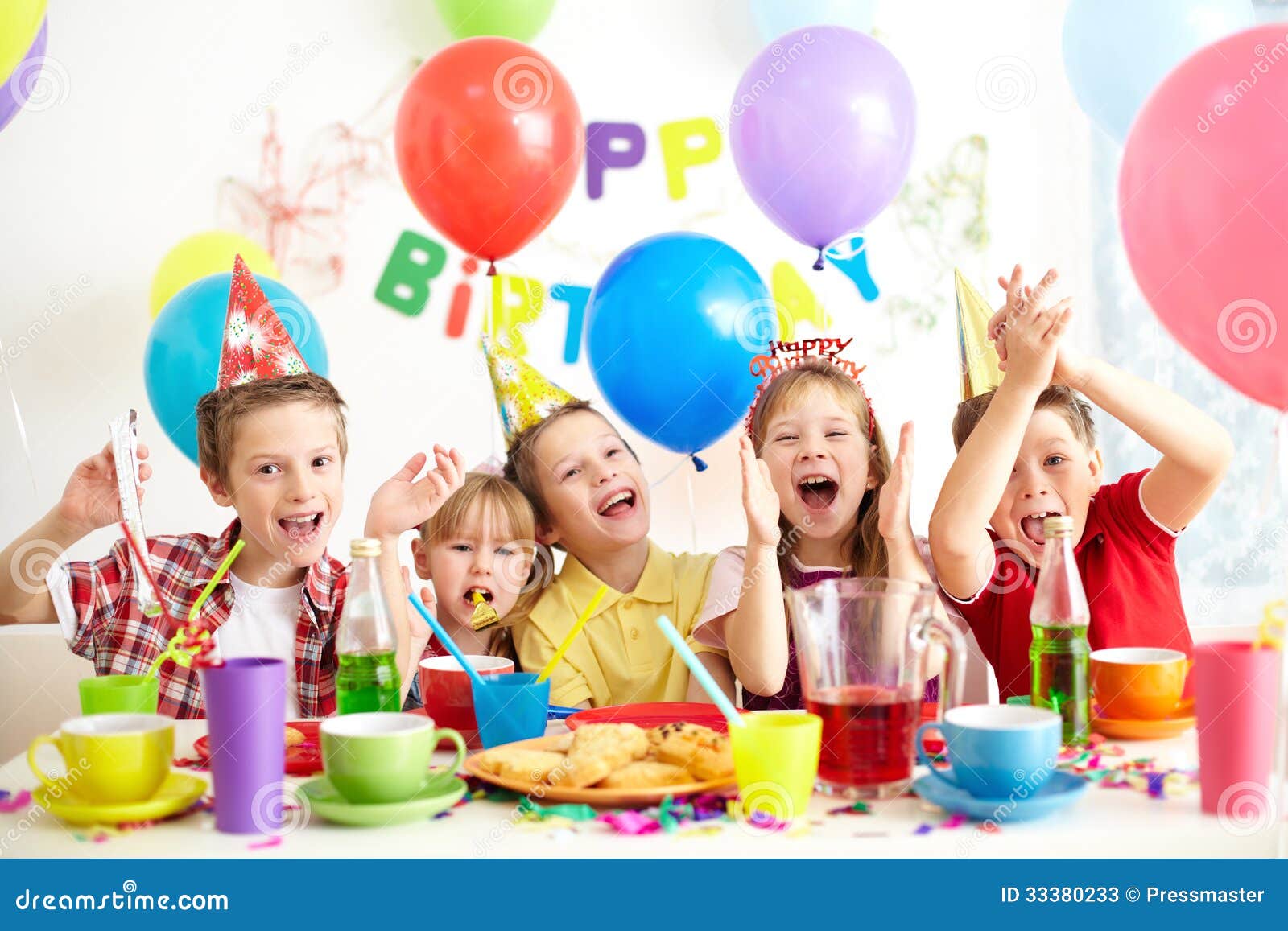 Birthday party stock image. Image of friendship, event - 33380233