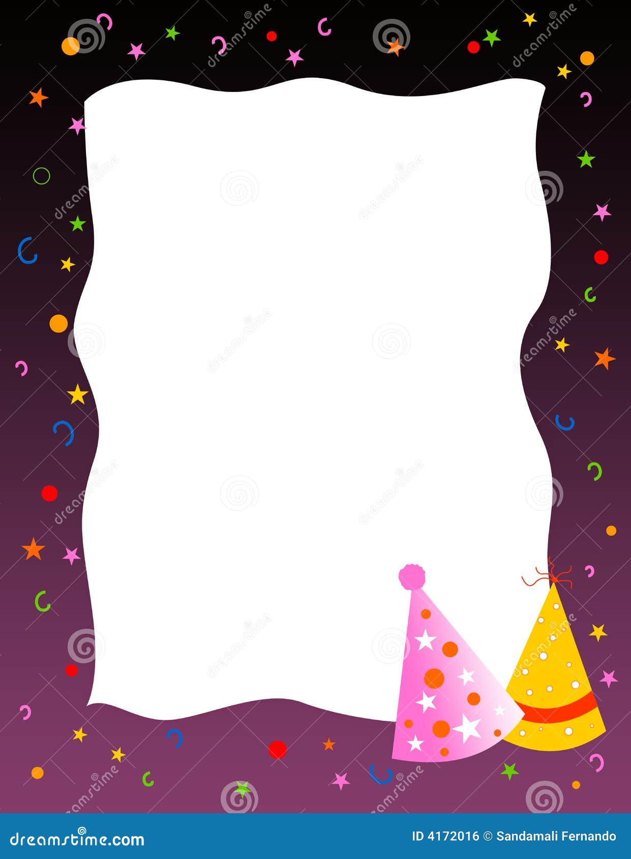 Birthday Invitation Border Design Border Invitation Templates Free Of