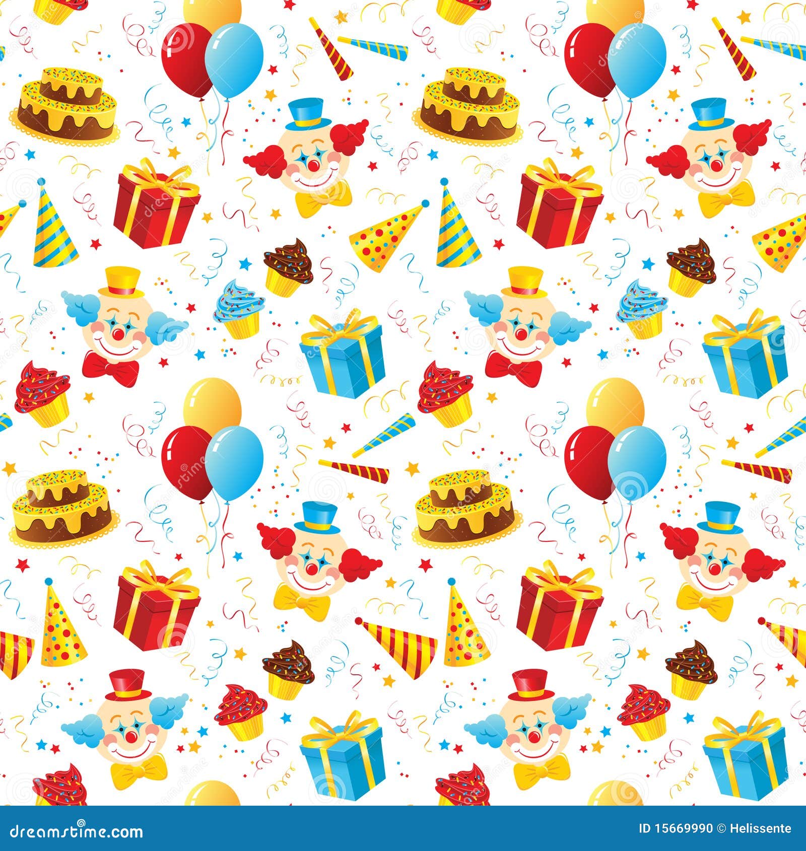 A Birthday Pattern With Anchors, Life Buoys, And Birthday Candles ...