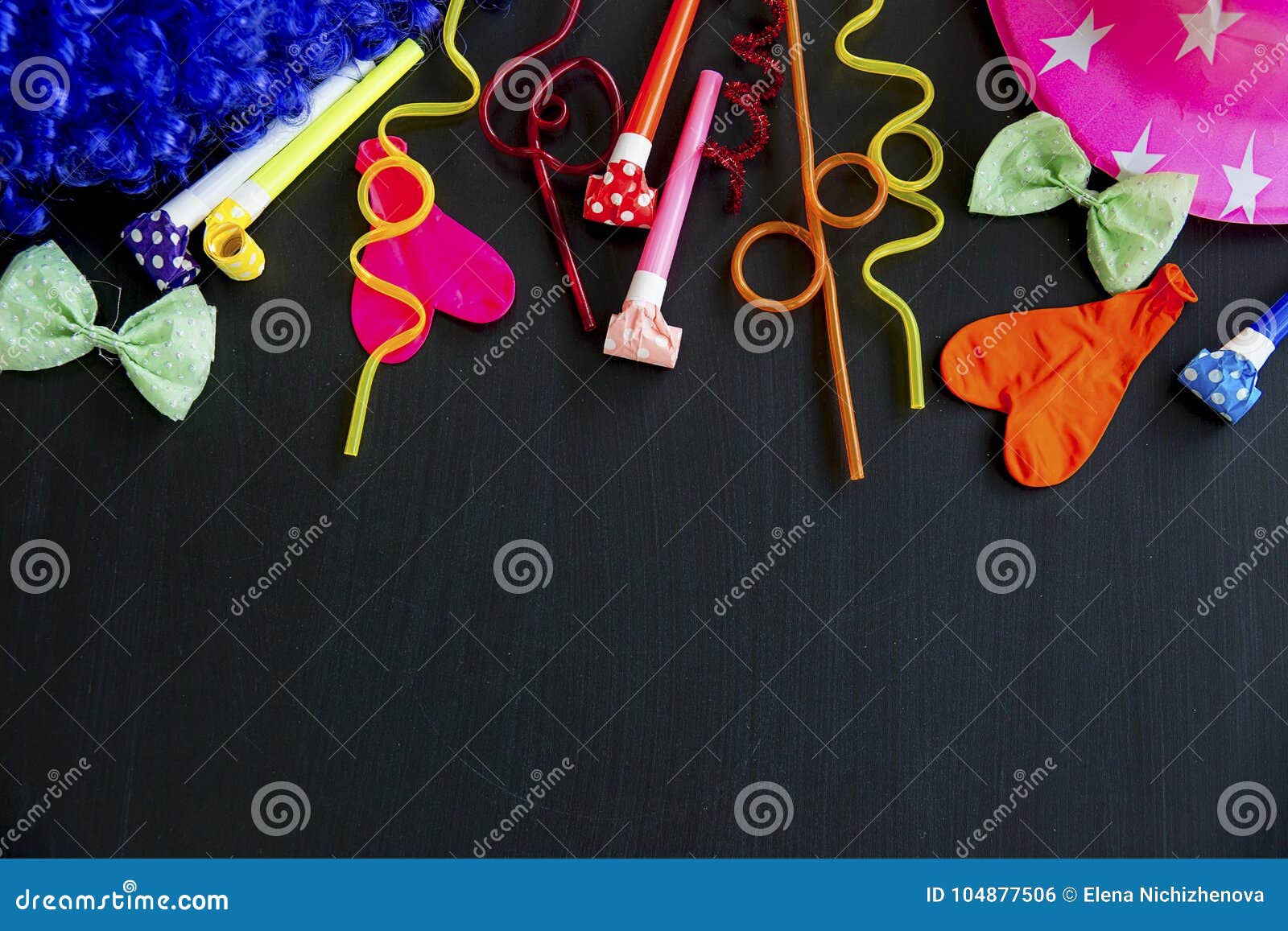 Birthday party things stock photo. Image of bright, cupcake - 104877506