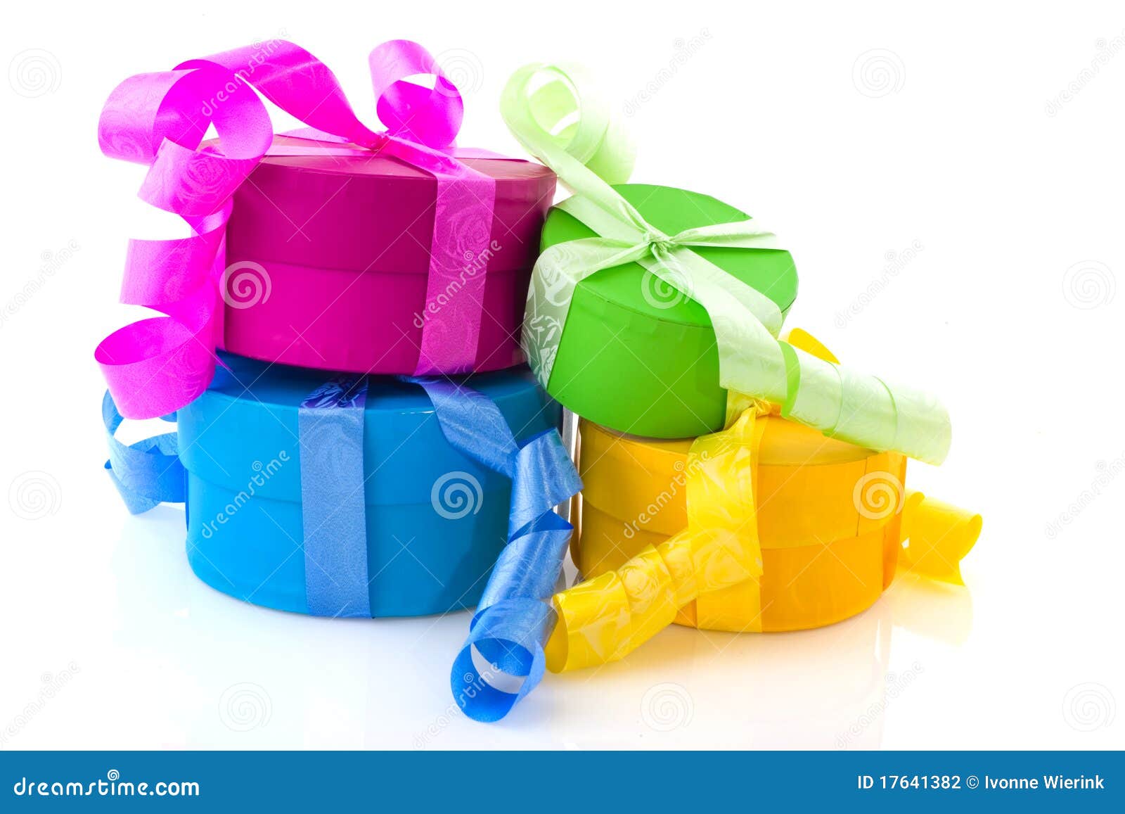 Birthday presents stock photo. Image of yellow, round - 17641382