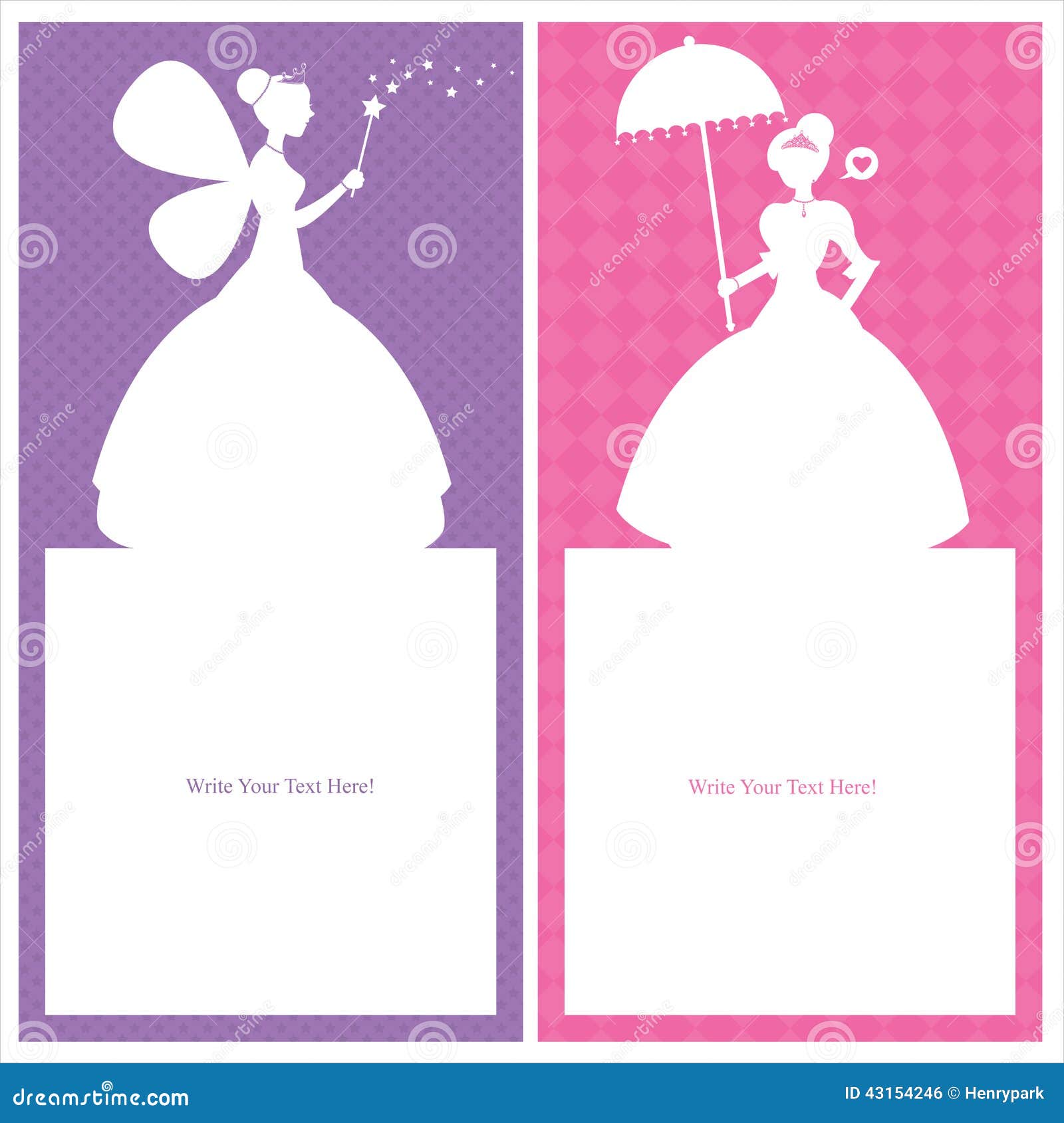 Birthday Princess Card Design Stock Vector Illustration Of Lady Date