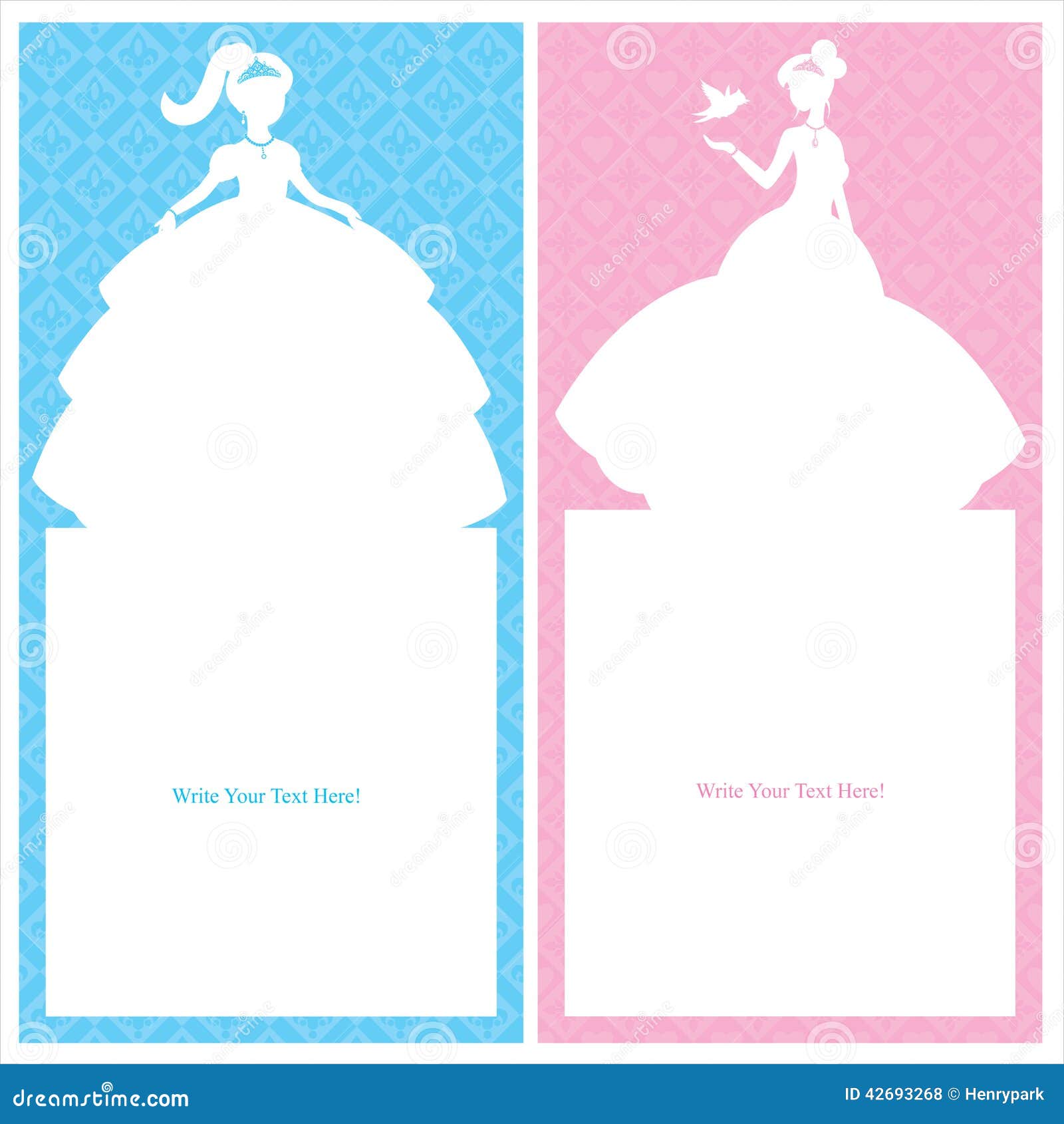 Birthday Princess Card Design Stock Vector - Illustration of date ...