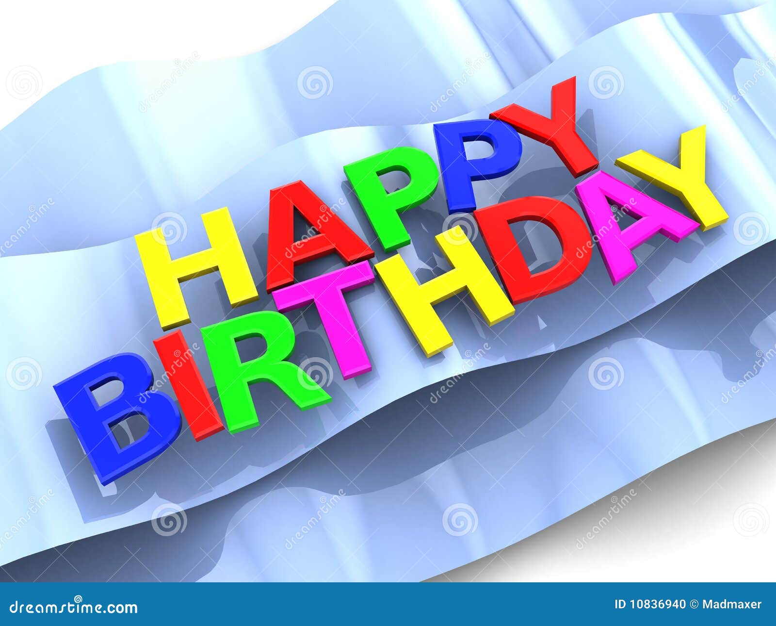 Birthday sign stock illustration. Illustration of perspective - 10836940