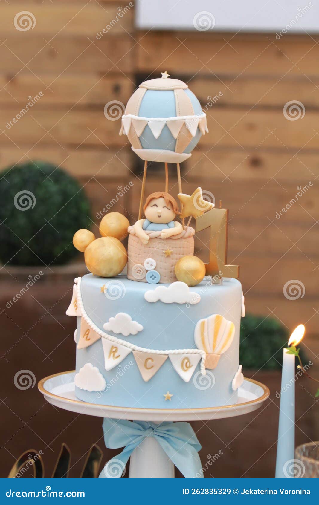 Birthday Sweets Decoration for Boy Stock Image - Image of assortment ...