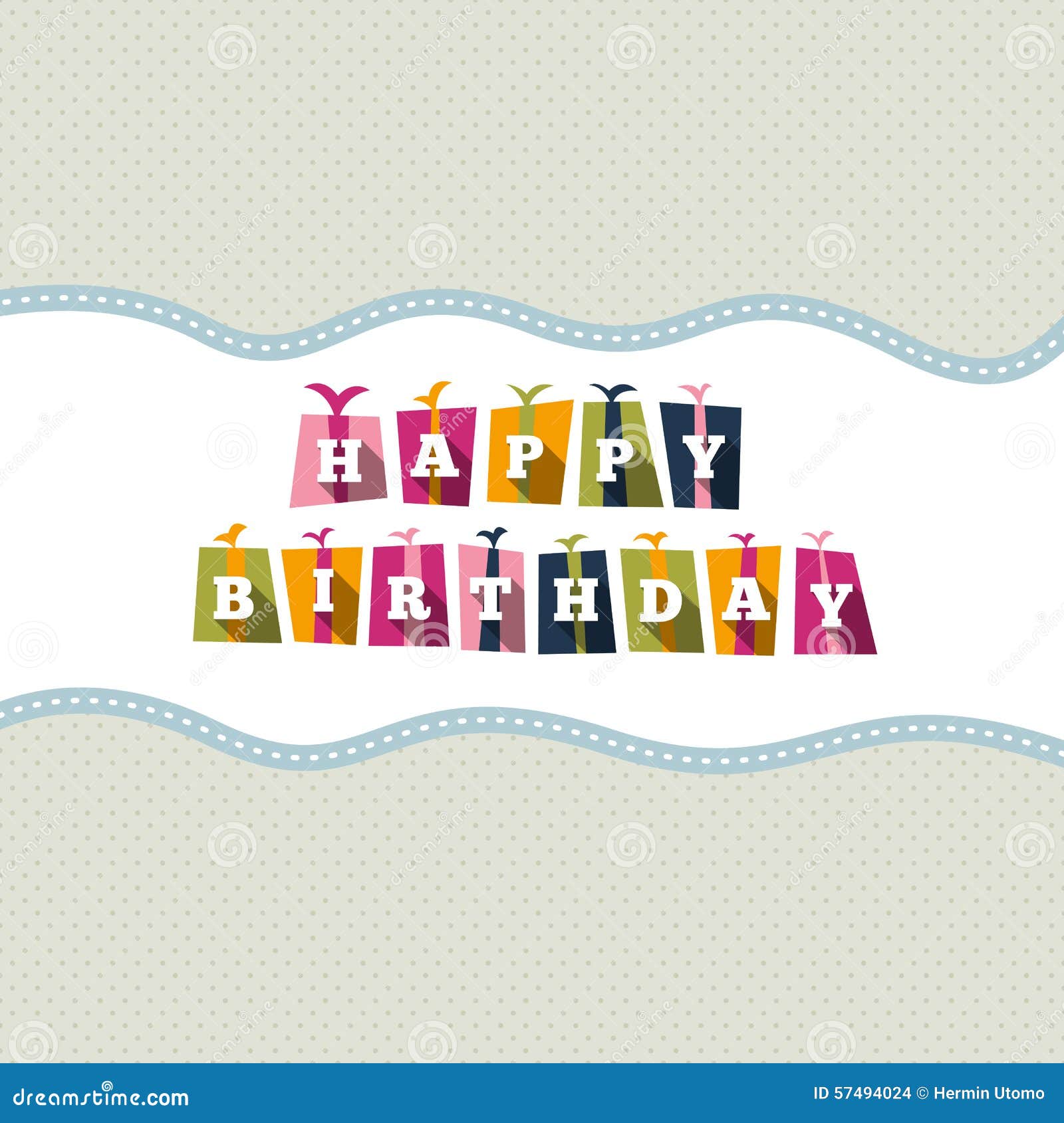 Birthday Text Boxes stock vector. Illustration of decoration - 57494024