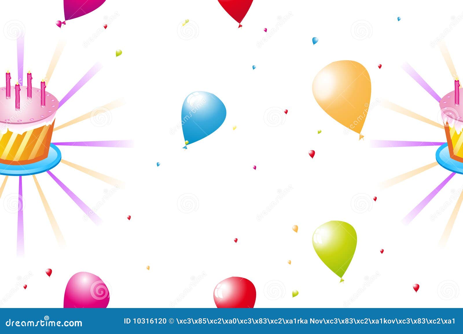 Birthday Texture Stock Photo - Image: 10316120