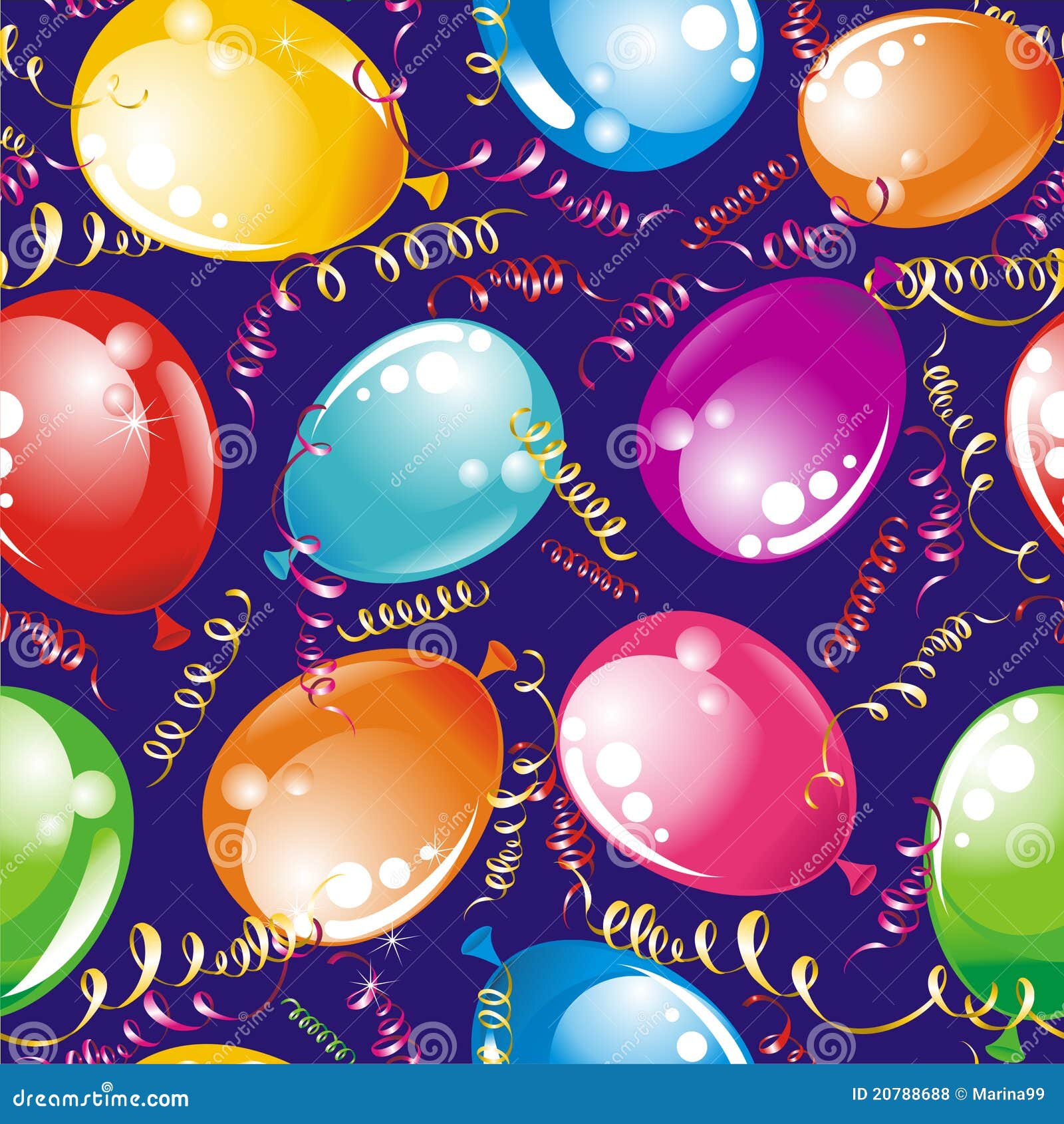 Birthday Wallpaper. Vector Illustration Stock Vector - Illustration of ...