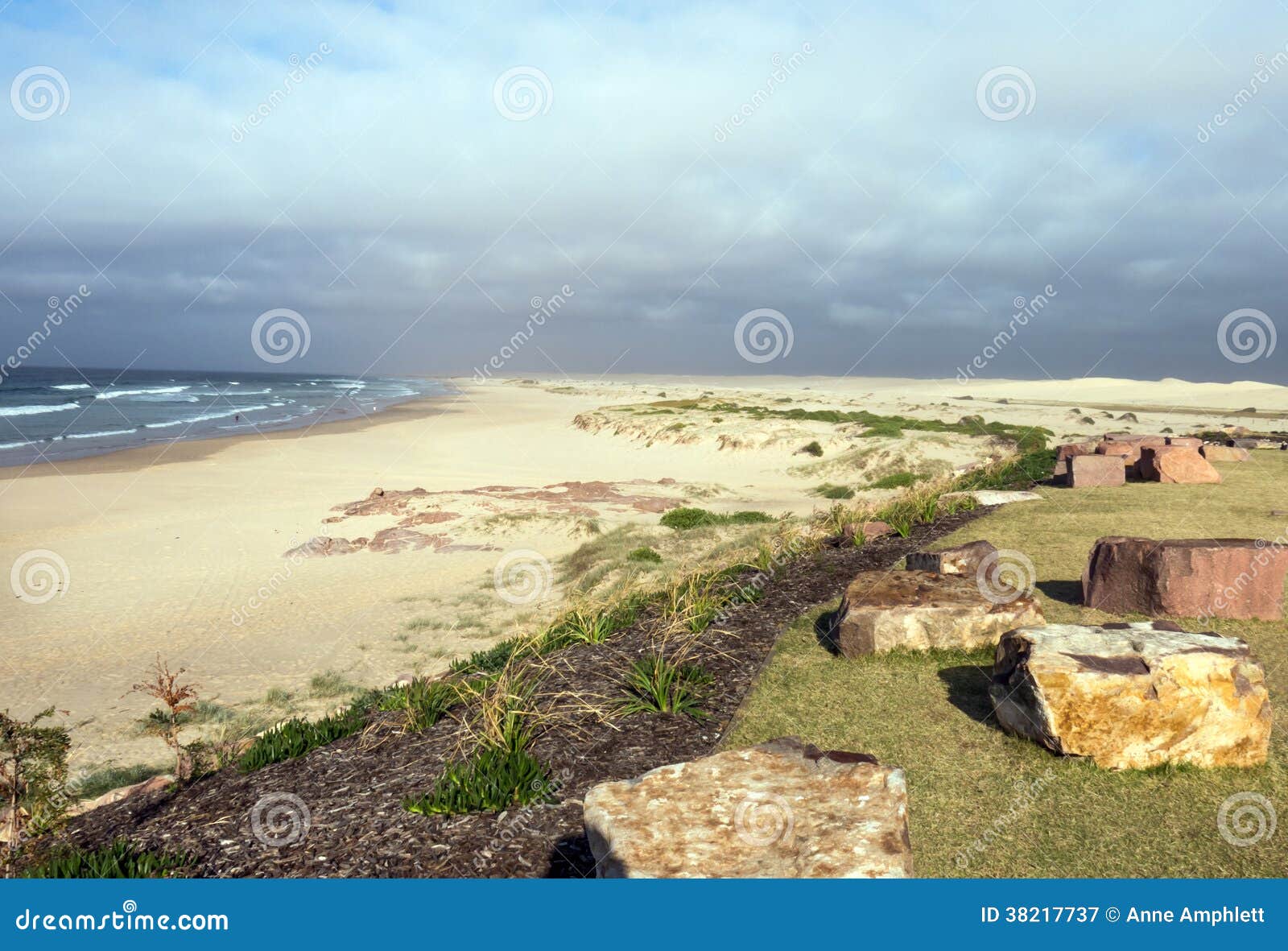 Birubi Beach stock image. Image of outdoors, activities - 38217737