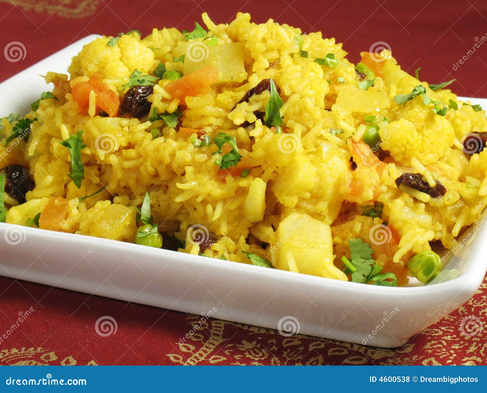 Biryani stock photo. Image of dinner, food, colorful, florets - 4600538