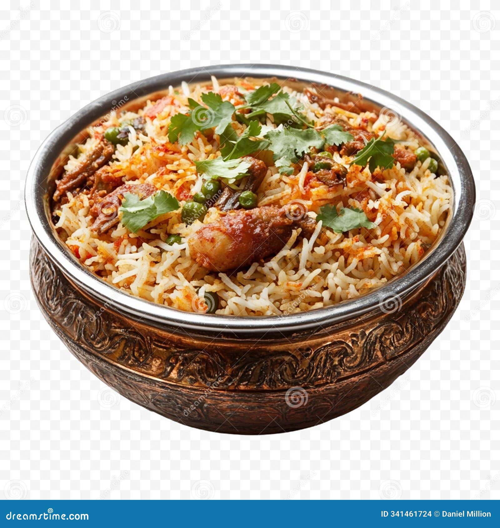 Biryani handi stock photo. Illustration of cuisine, healthy - 341461724