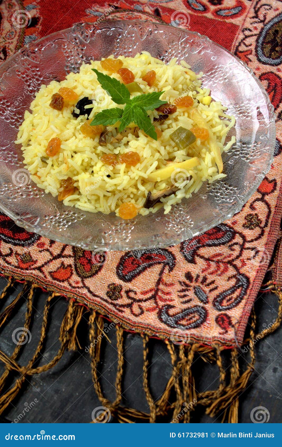Biryani or pilaf rice stock image. Image of masala, meat - 61732981