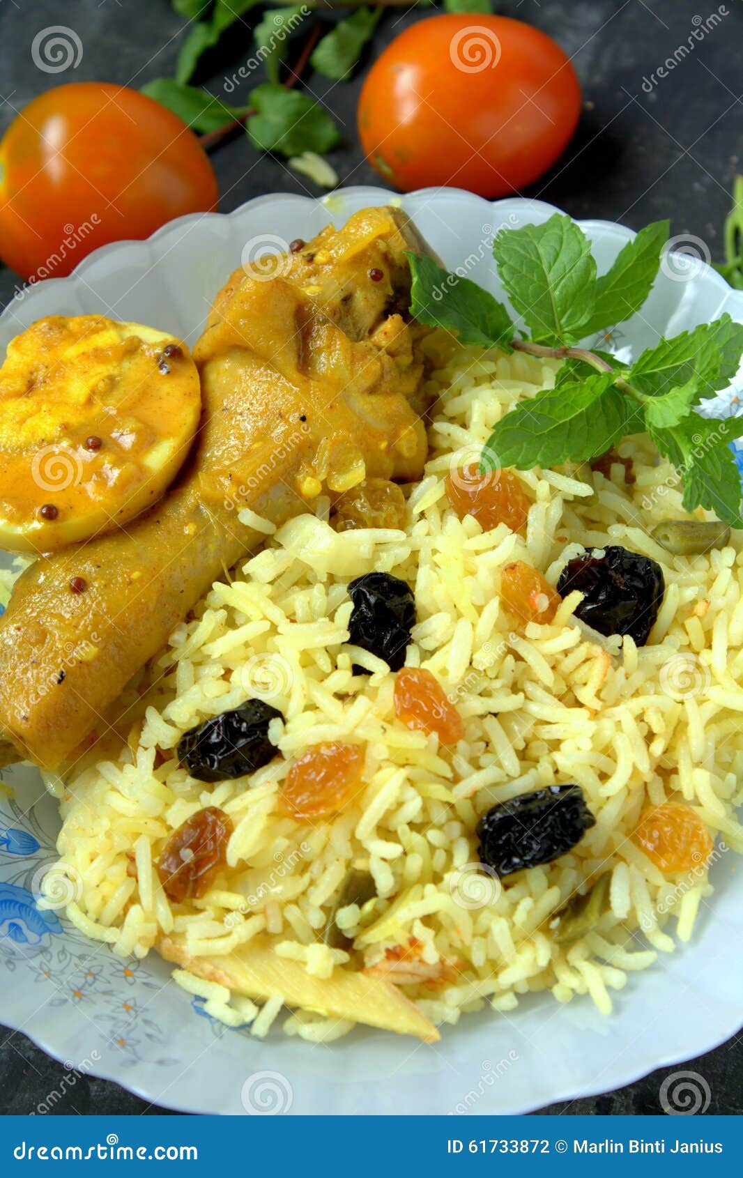 Biryani or pilaf rice stock photo. Image of delicious - 61733872