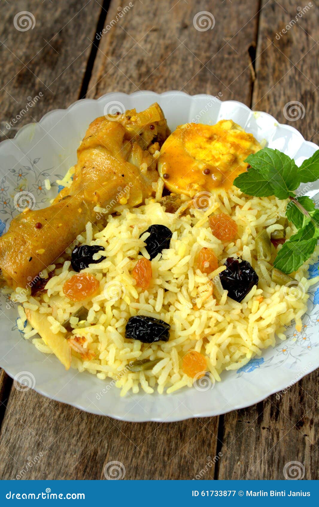 Biryani or pilaf rice stock image. Image of meal, indian - 61733877