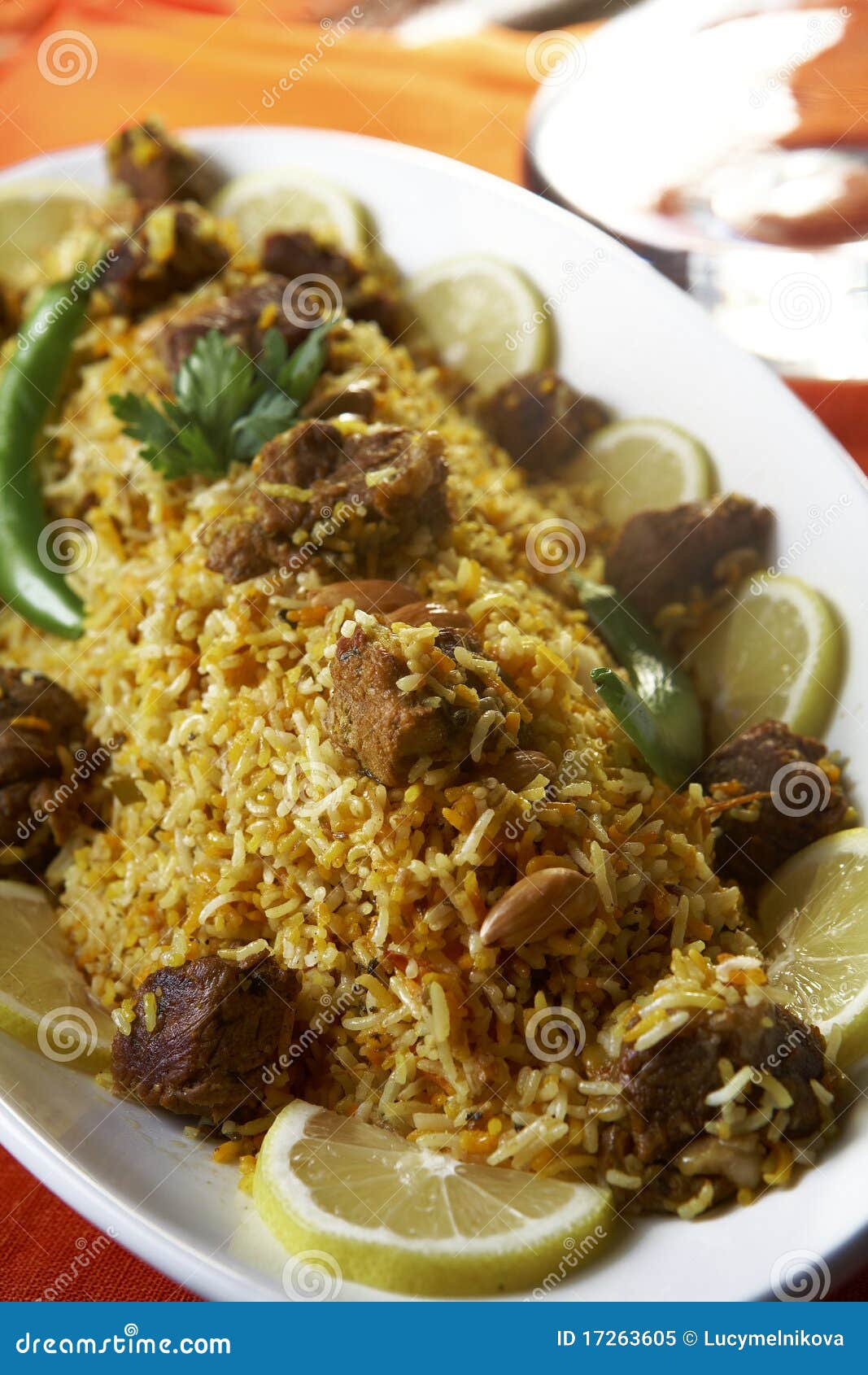 Biryani rice stock image. Image of curry, herb, pepper - 17263605