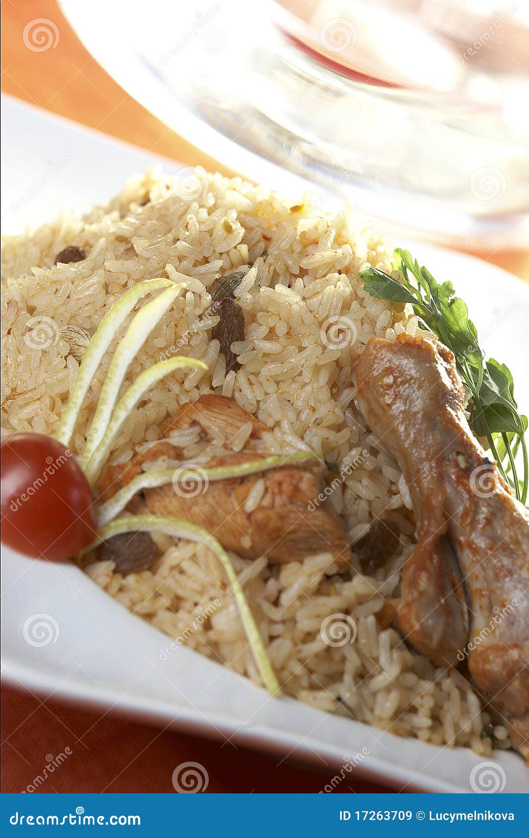 Biryani rice stock image. Image of dinner, refreshment - 17263709