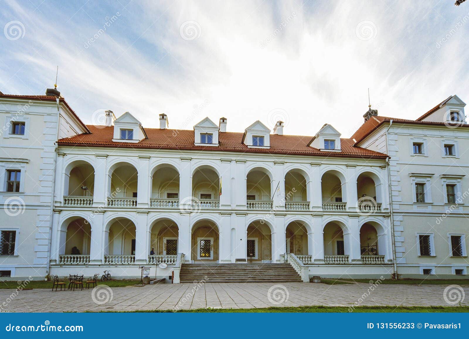 Birzai Castle in Birzai City in Lithuania Stock Image - Image of ...