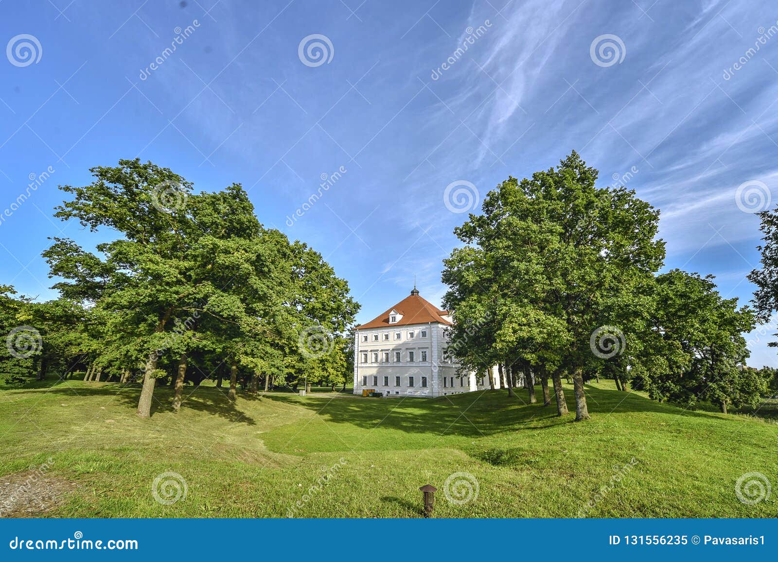 Birzai Castle in Birzai City in Lithuania Stock Image - Image of birai ...