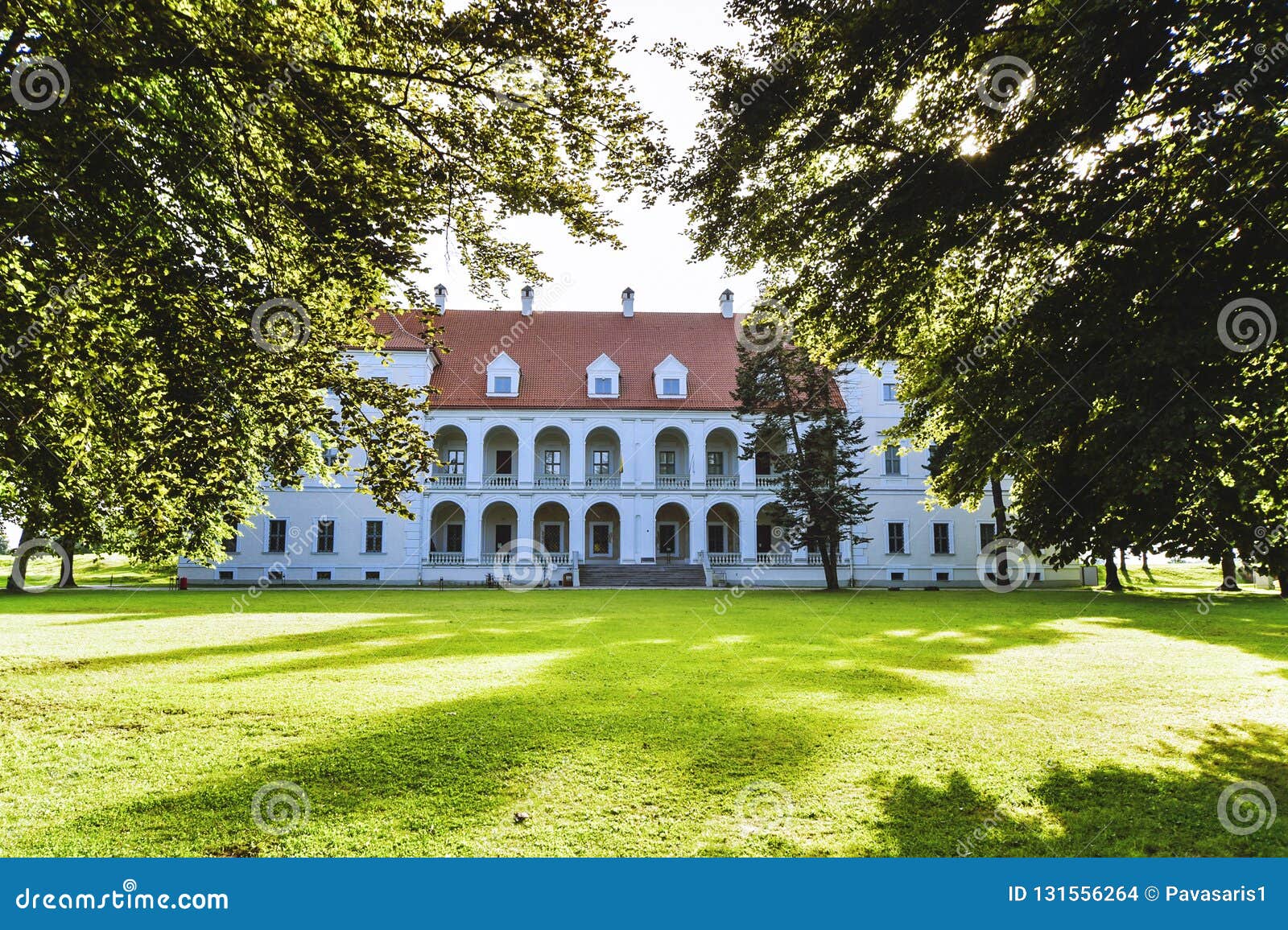 Birzai Castle in Birzai City in Lithuania Stock Photo - Image of ...