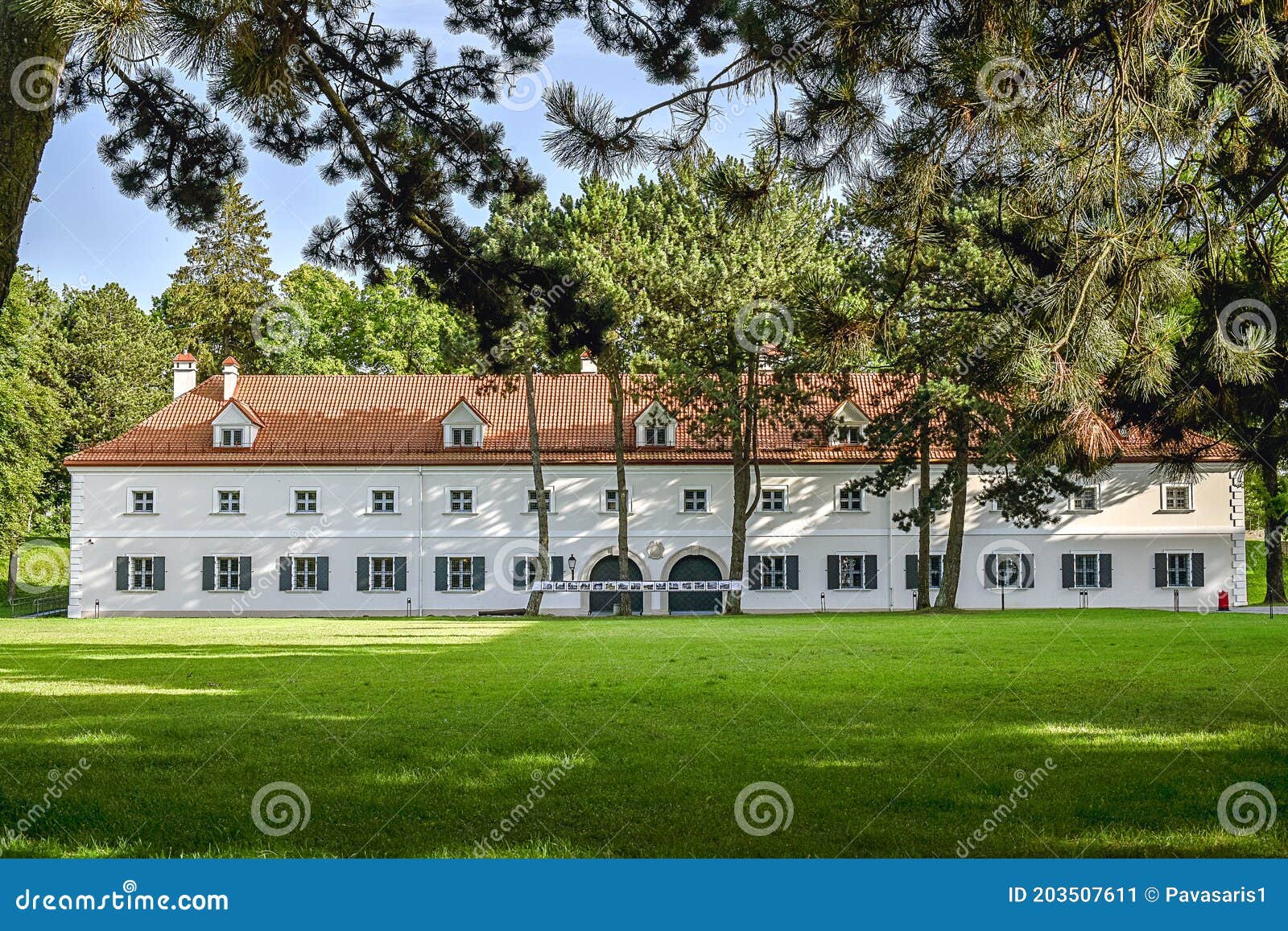 Birzai Castle in Birzai City in Lithuania Stock Image - Image of ...