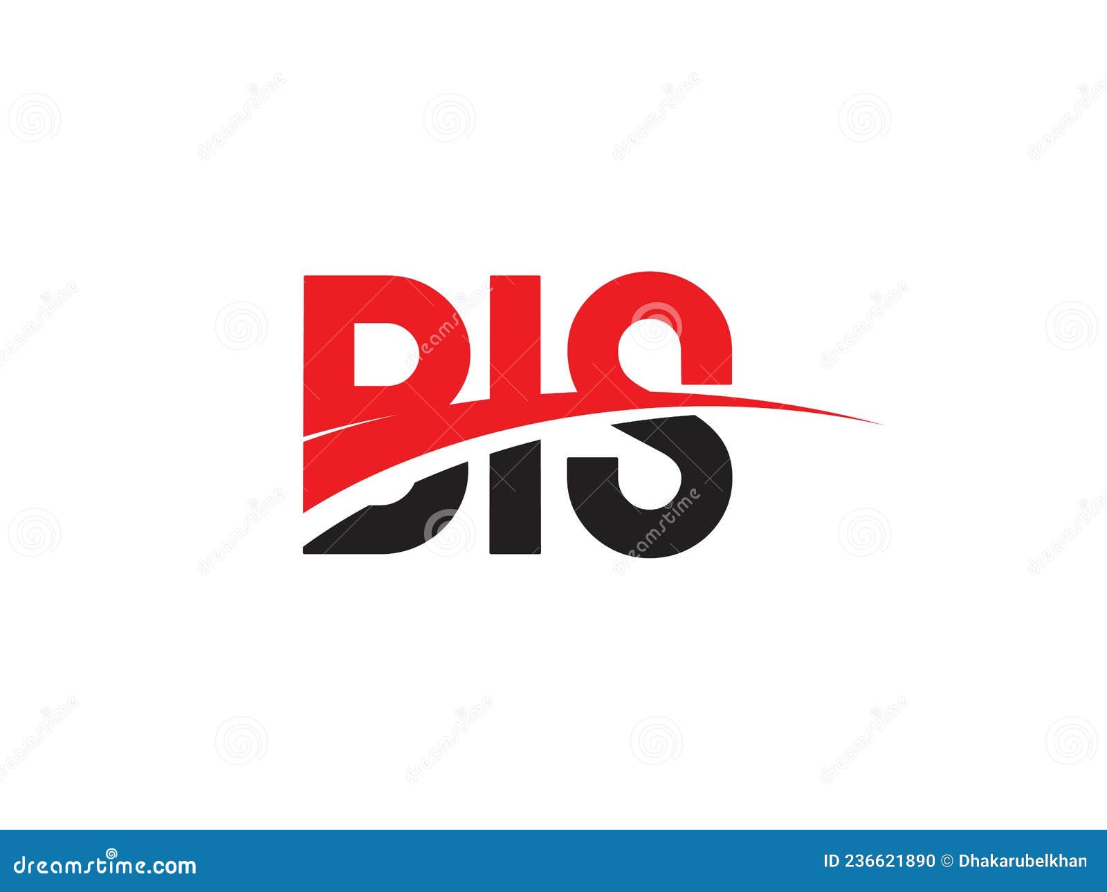 BIS Letter Initial Logo Design Vector Illustration Stock Vector ...