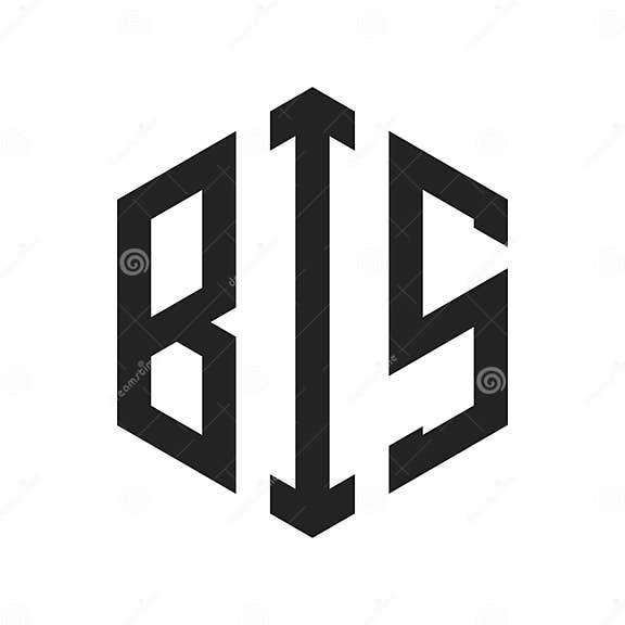 BIS Logo Design. Initial Letter BIS Monogram Logo Using Hexagon Shape ...