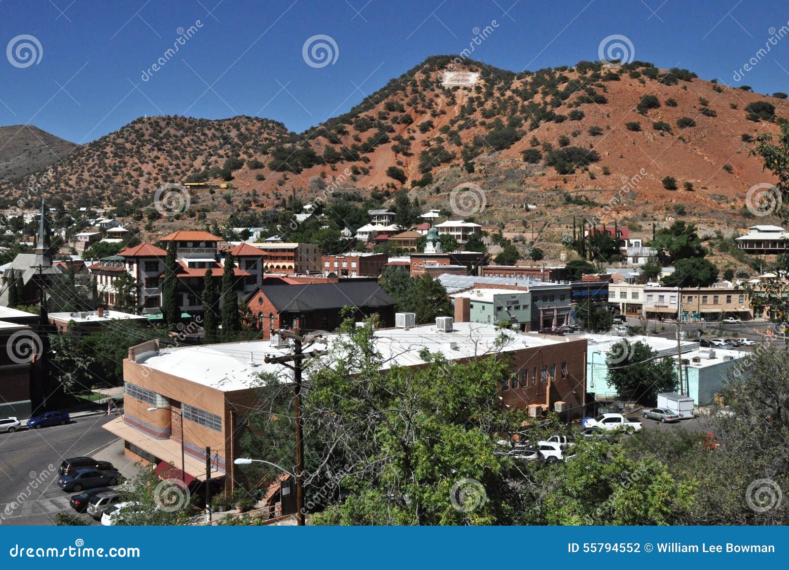 Bisbee Overlook stock photo. Image of tourism, town, southwest - 55794552