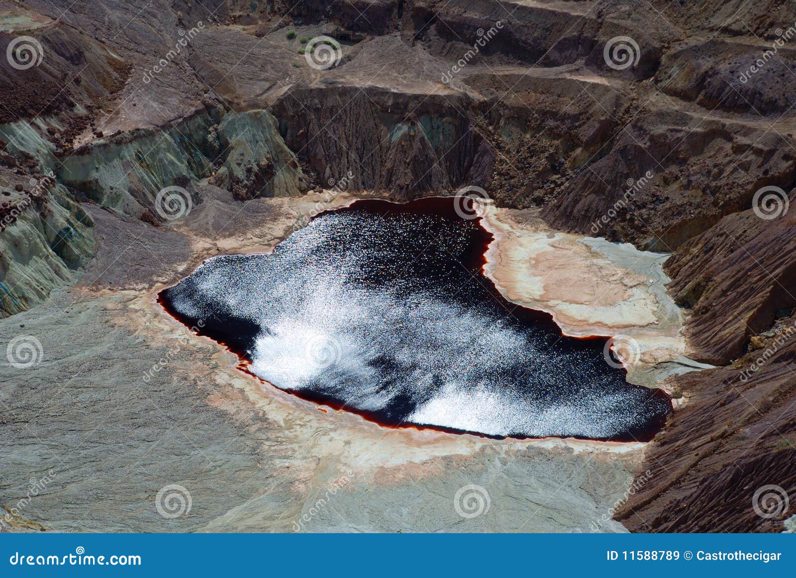 Bisbee Strip Mine, Arizona stock image. Image of rock - 11588789