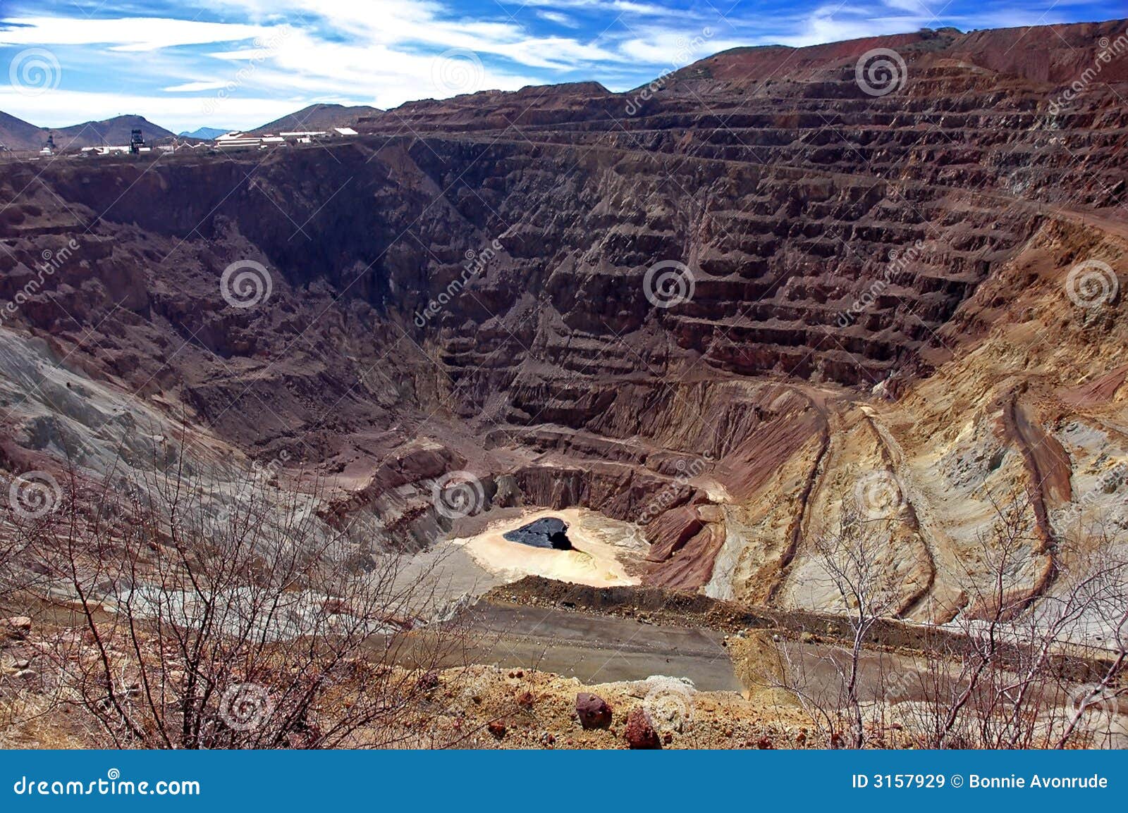 Bisbee Strip Mine, Arizona stock image. Image of extracting - 3157929