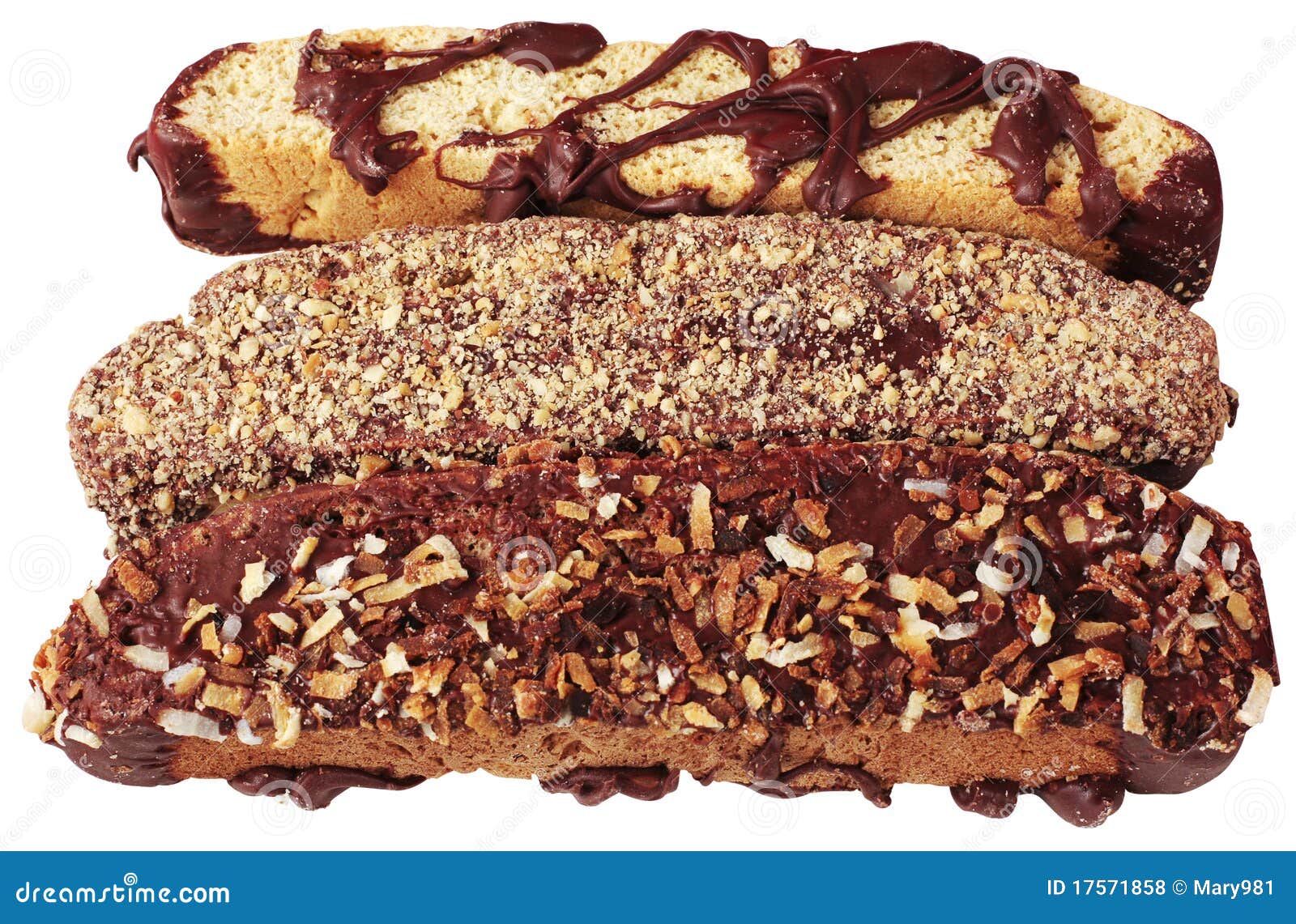 Biscotti Isolated stock photo. Image of italian, cooking - 17571858