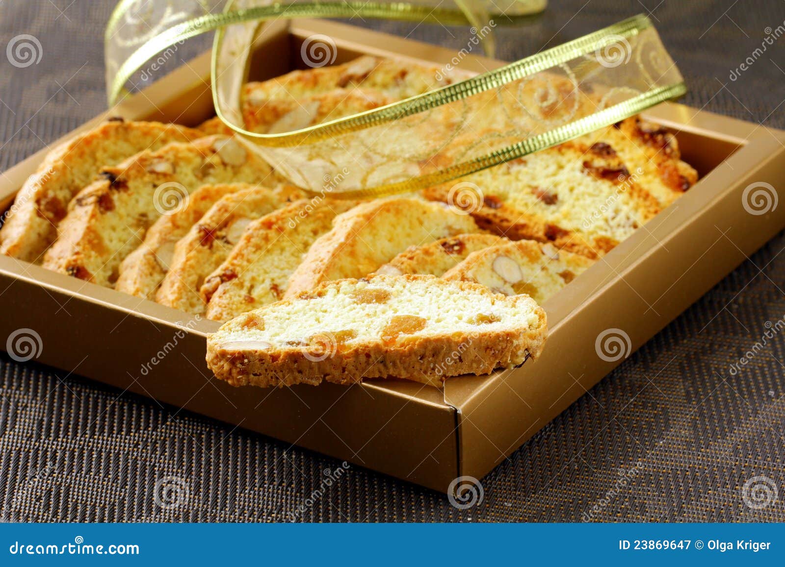 Biscotti Italiani Tradizionali Di Biscotti Immagine Stock - Immagine di ...