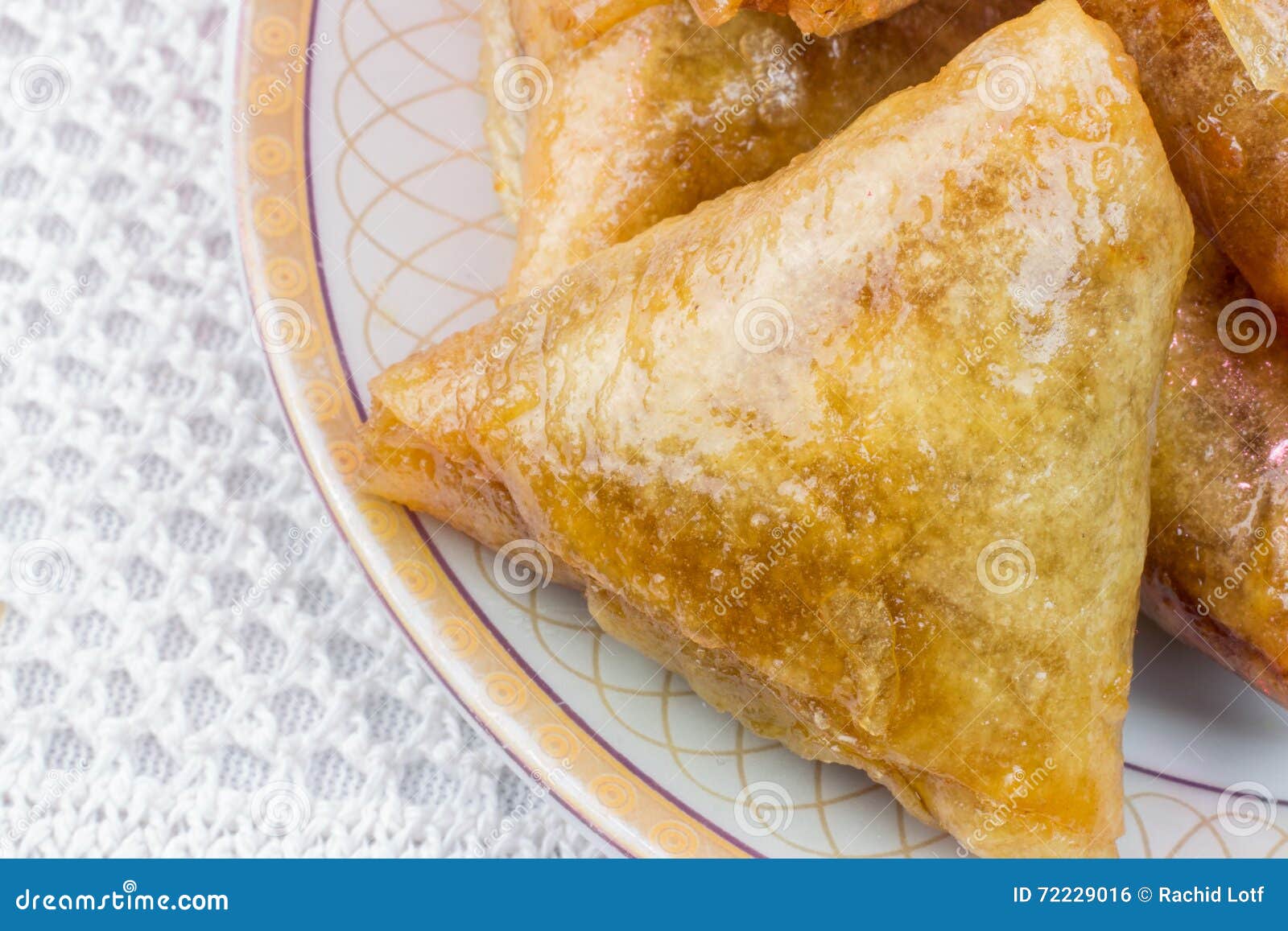 Biscotti Marocchini Del Briwat Fotografia Stock - Immagine di piatto ...