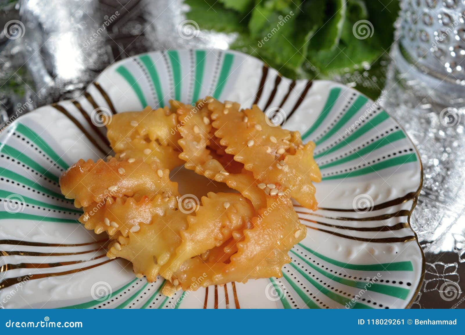 Biscotti Marocchini Di Chebakia Immagine Stock - Immagine di dolci ...