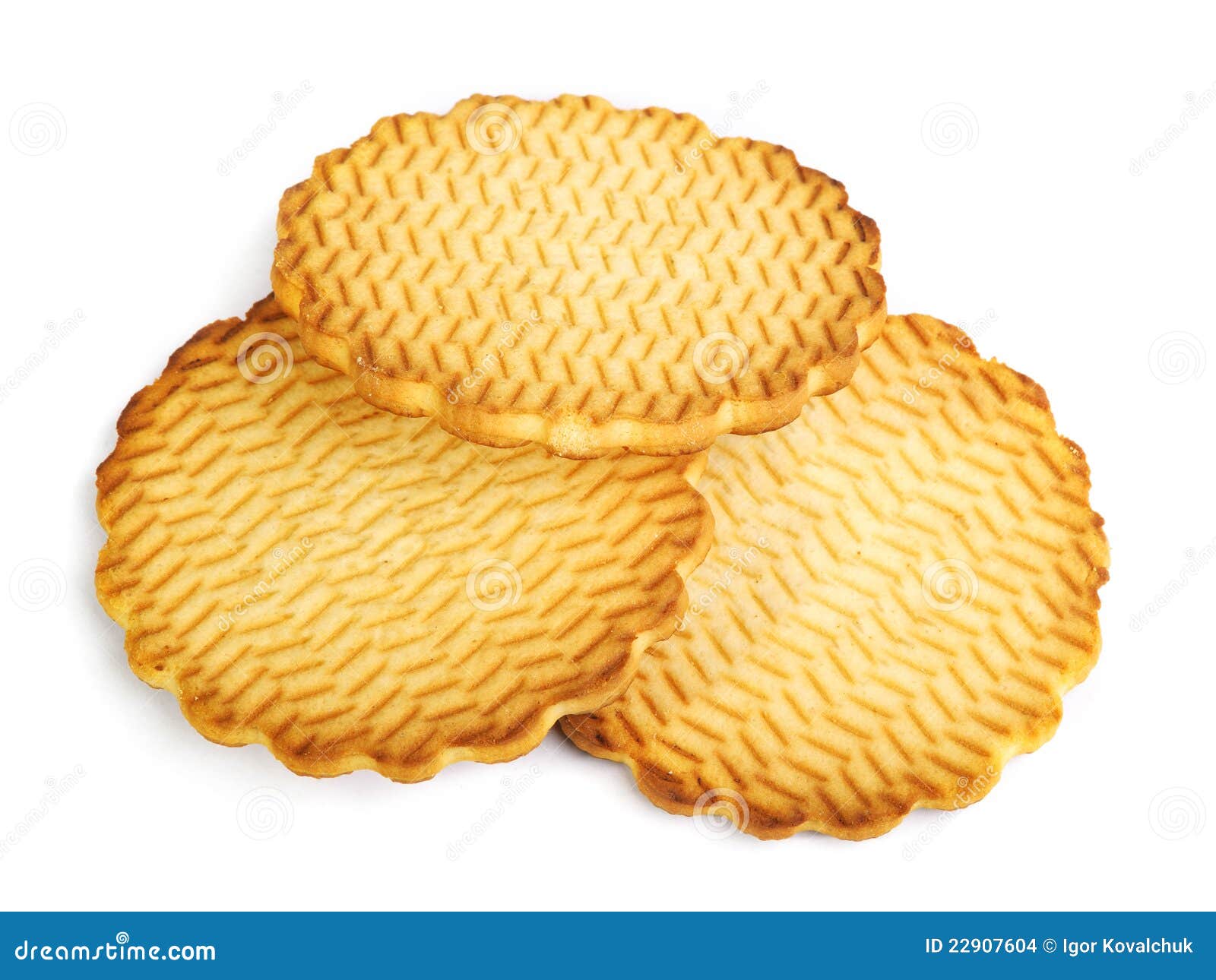 Biscotti rotondi fotografia stock. Immagine di dieta - 22907604