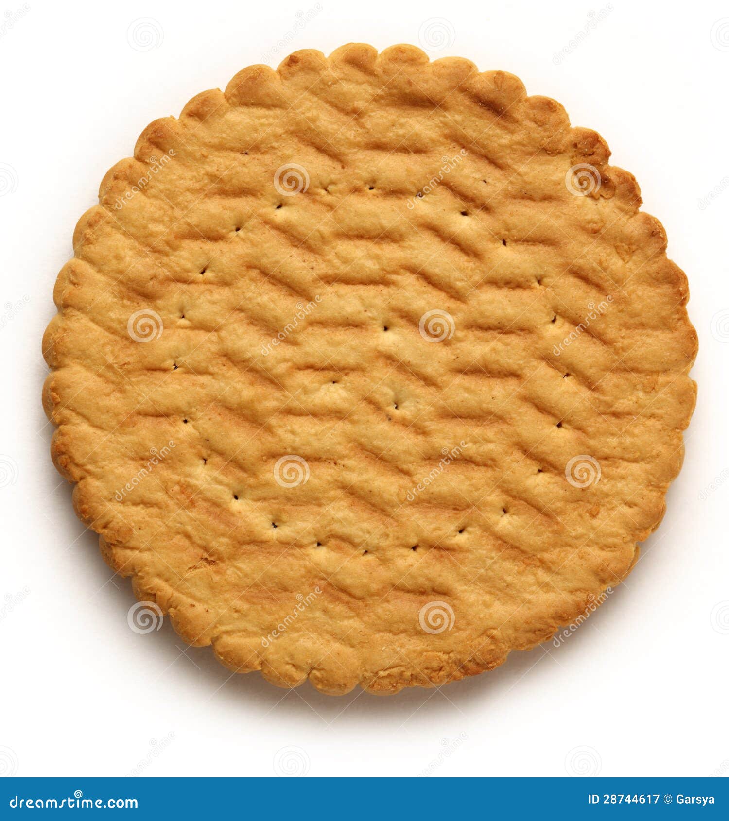 Biscotto rotondo immagine stock. Immagine di colazione - 28744617