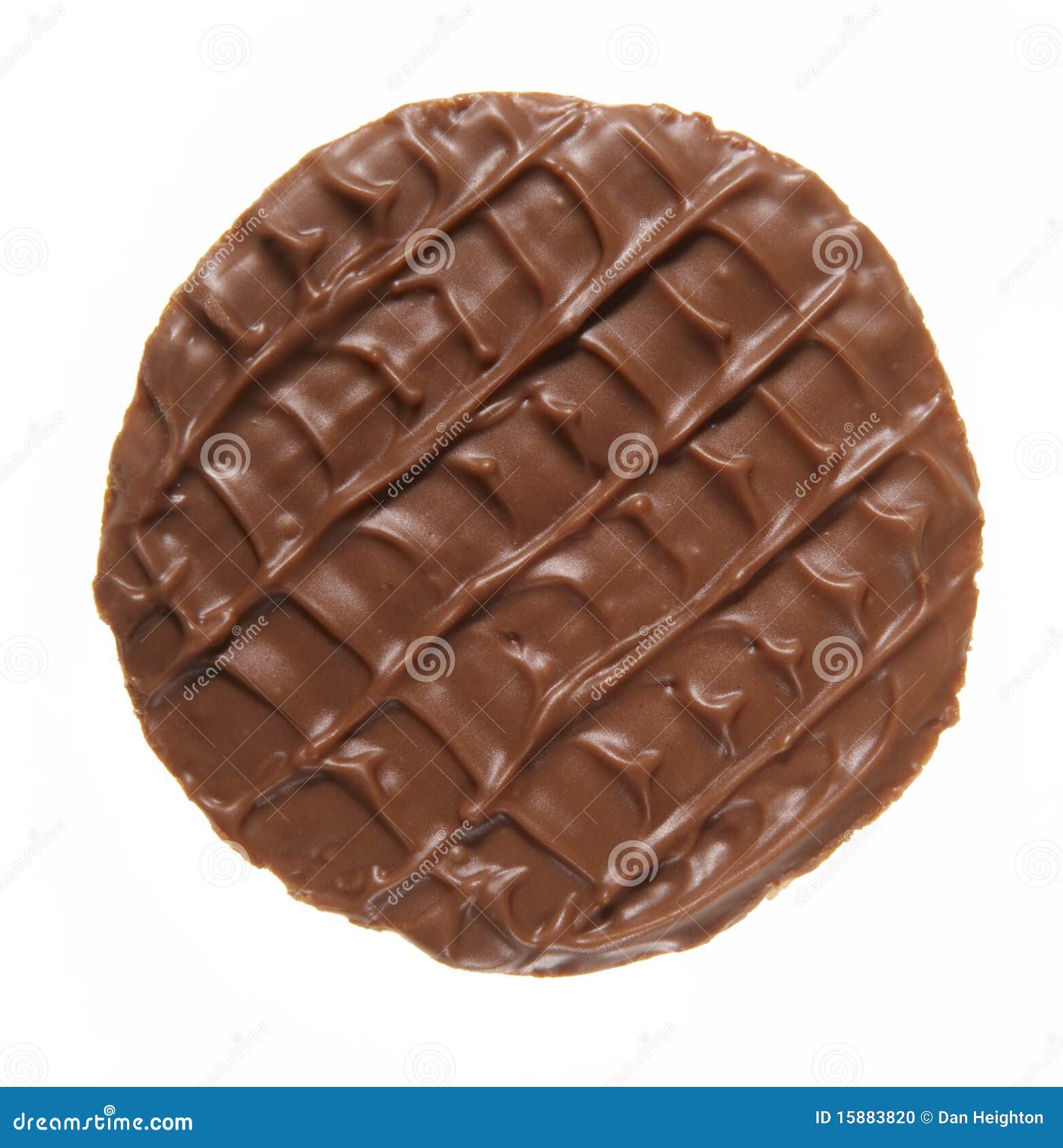 Biscotto Rotondo Del Cioccolato Fotografia Stock - Immagine di isolato ...