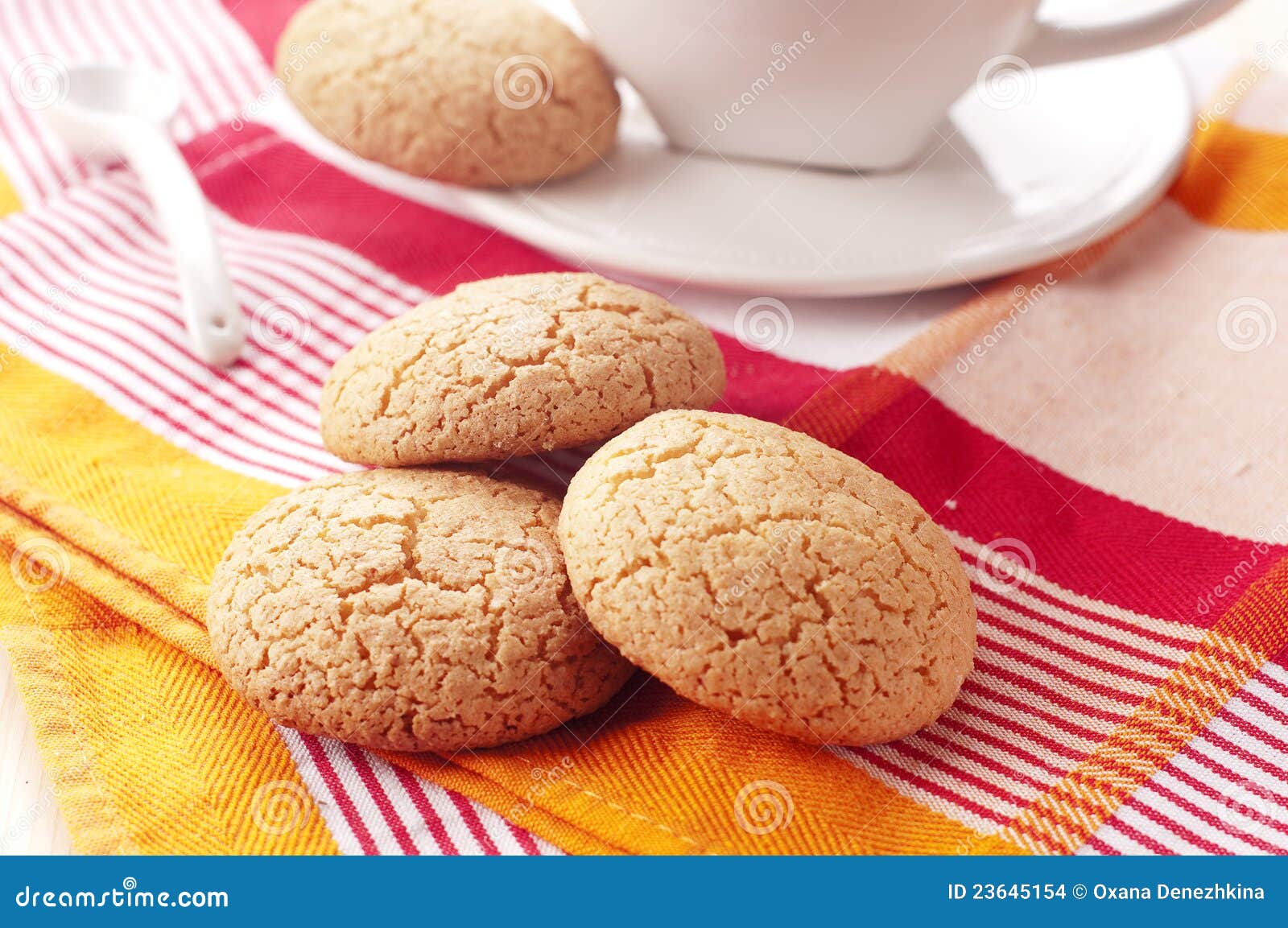 Biscuit with almond stock photo. Image of cookie, delicious - 23645154