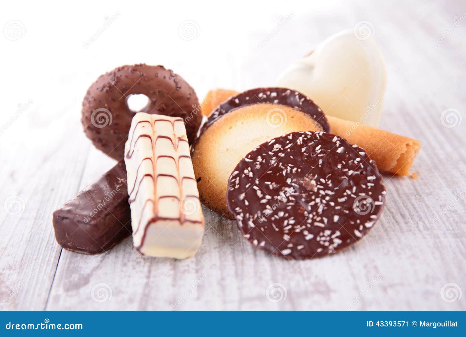 Biscuit stock image. Image of assortment, snack, biscuit - 43393571