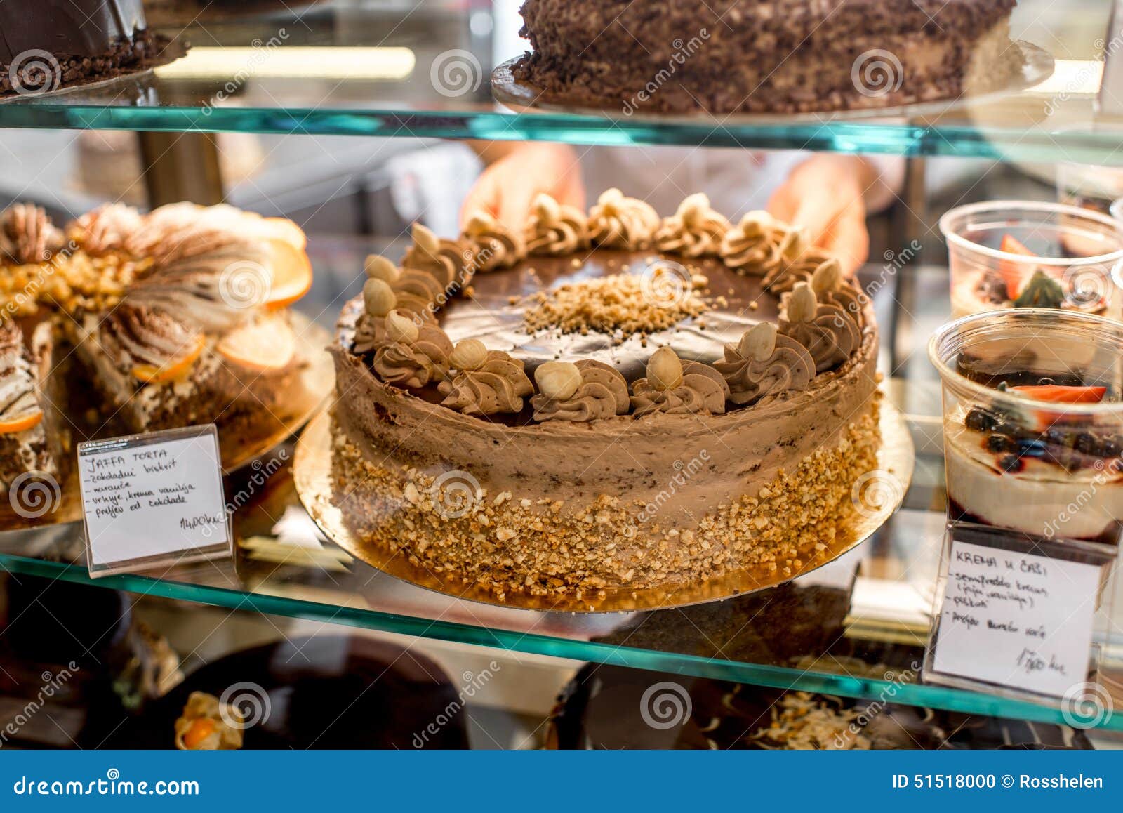 Biscuit cake stock photo. Image of nuts, delicious, tasty - 51518000