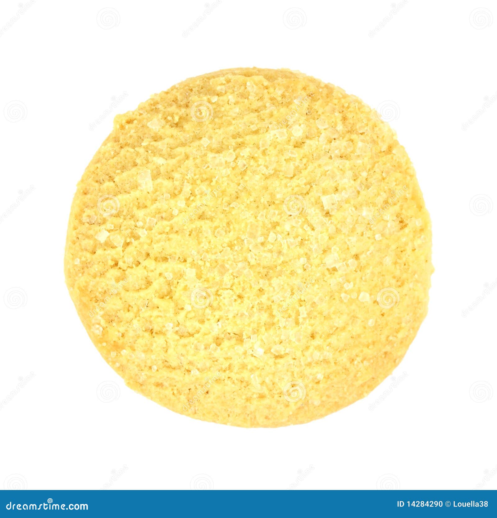Biscuit de sucre rond photo stock. Image du blanc, inférieur - 14284290